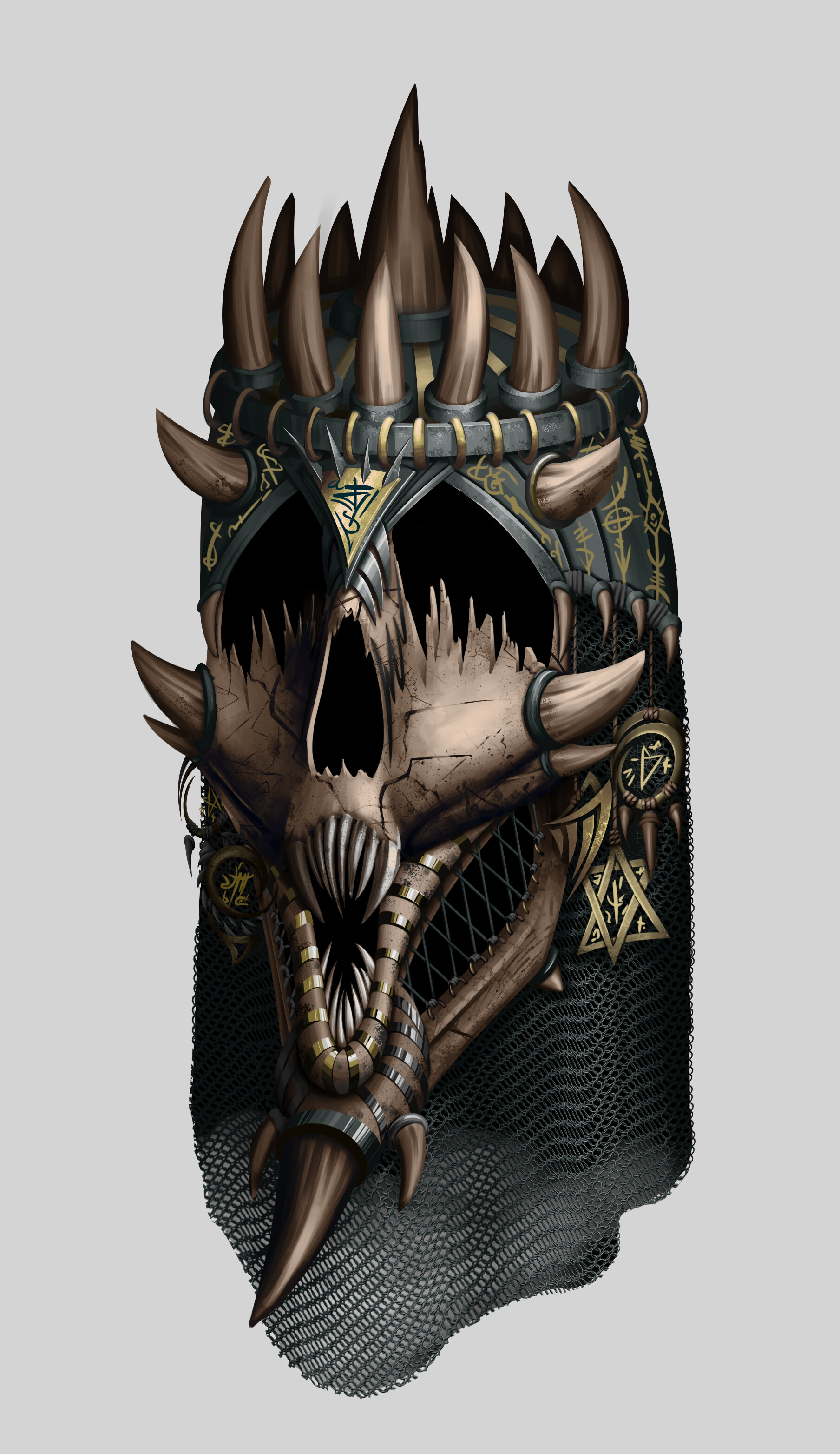 ArtStation - Dead king's helmet