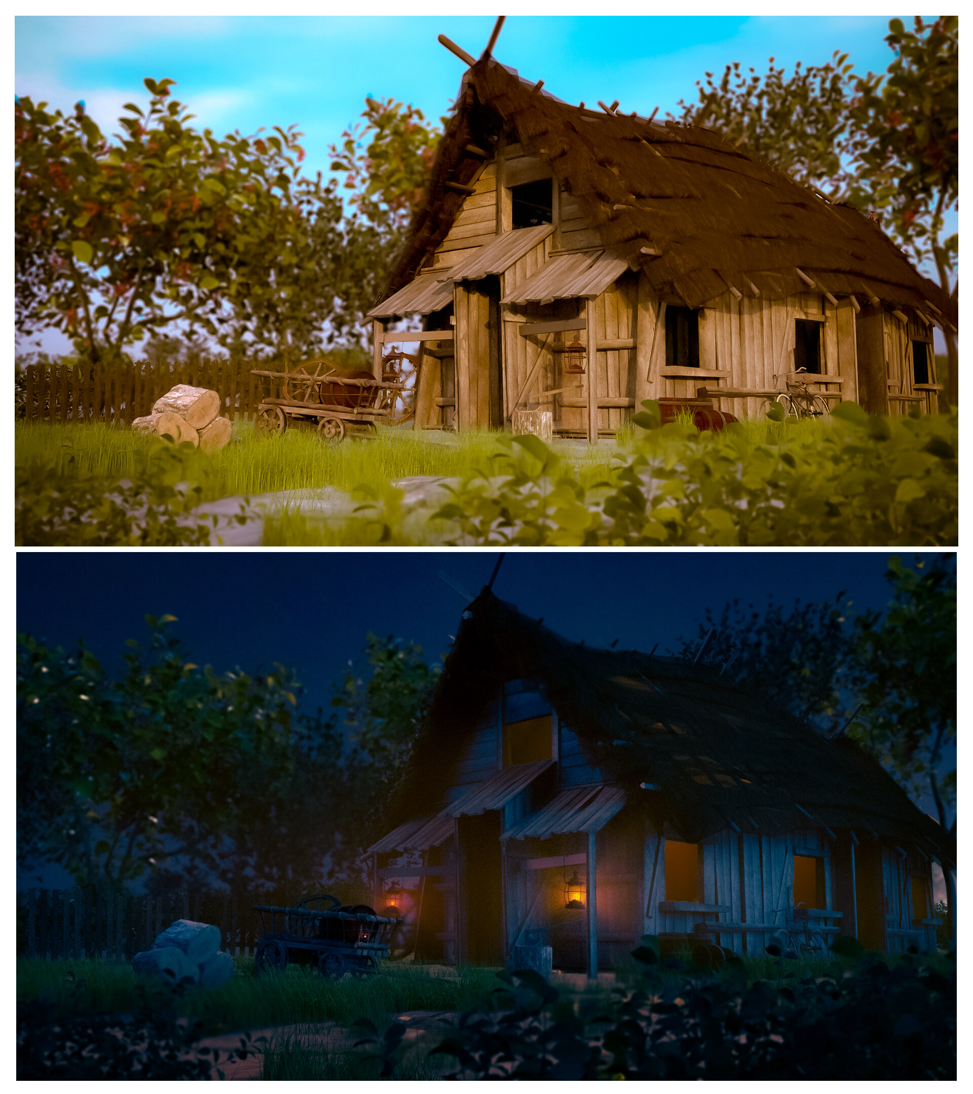 Mainak Das - DAY AND NIGHT ARNOLD LIGHTING