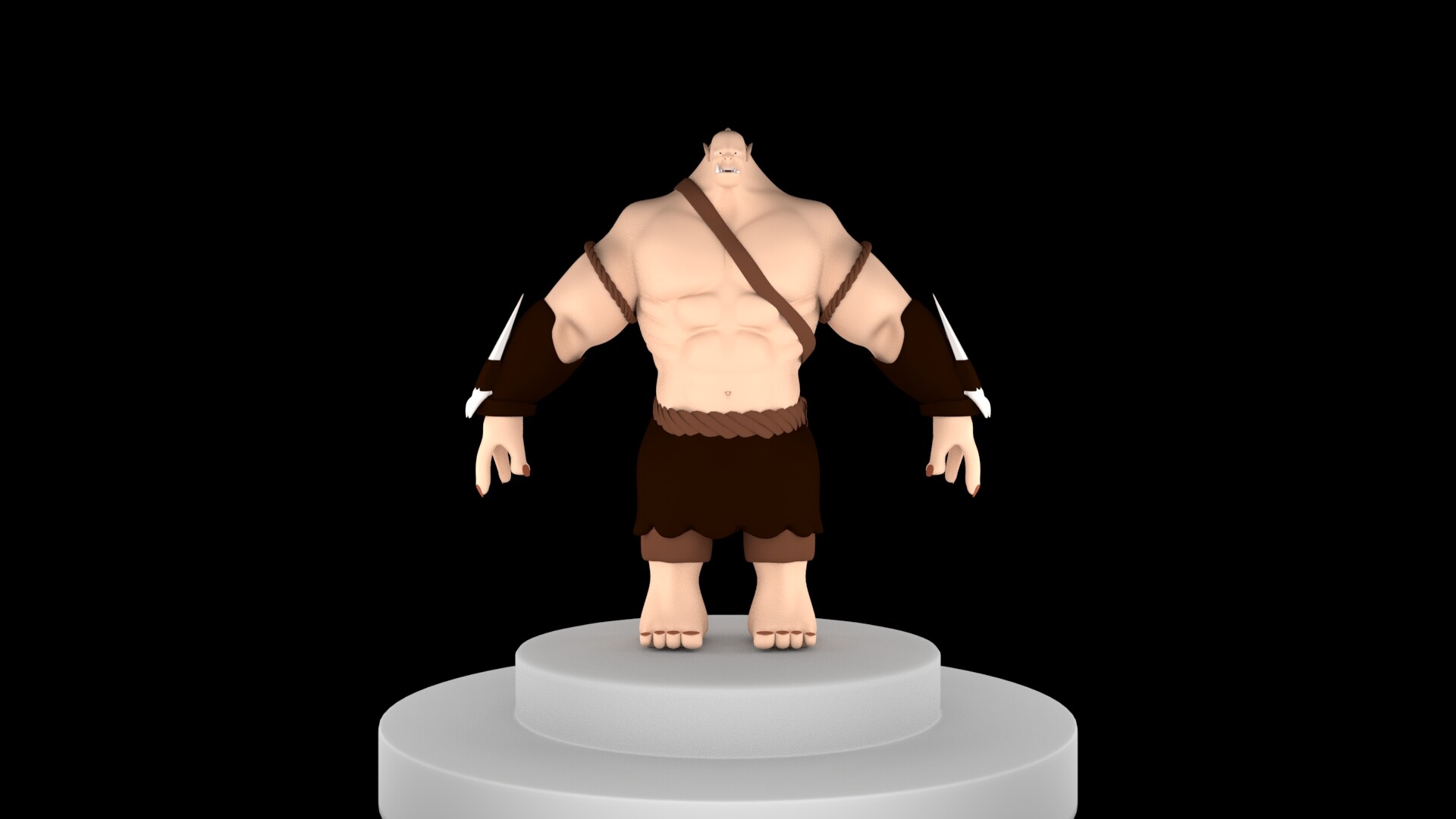 ArtStation - 3D orc character modeling.