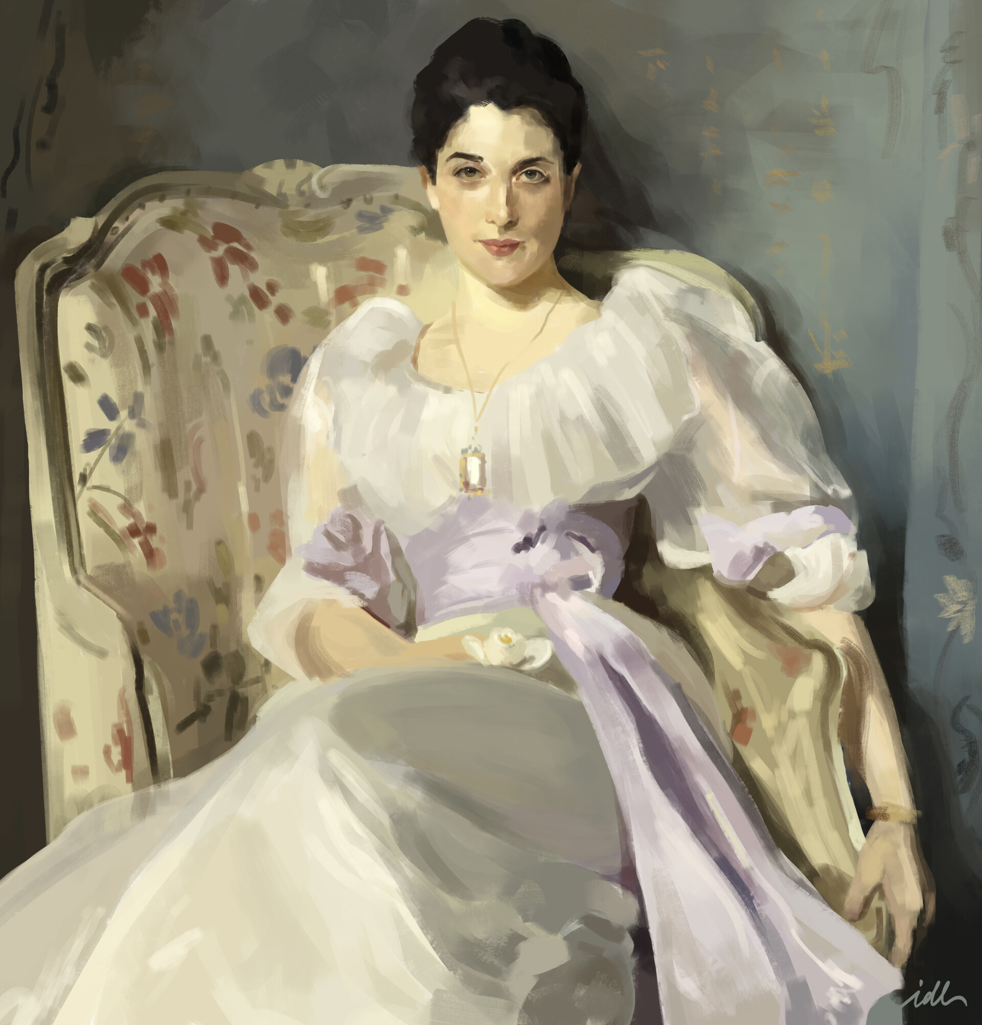 ArtStation - John Singer Sargent study painted in 60 minutes
