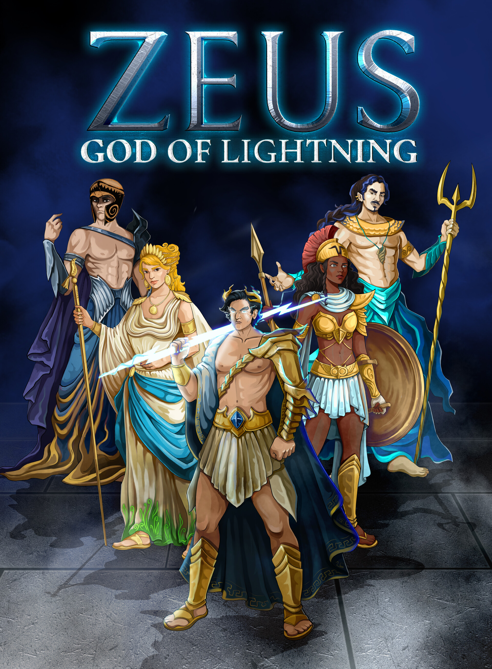 Alejandro Cardozo Rubio - Zeus: God of Lightning Visual Novel artwork