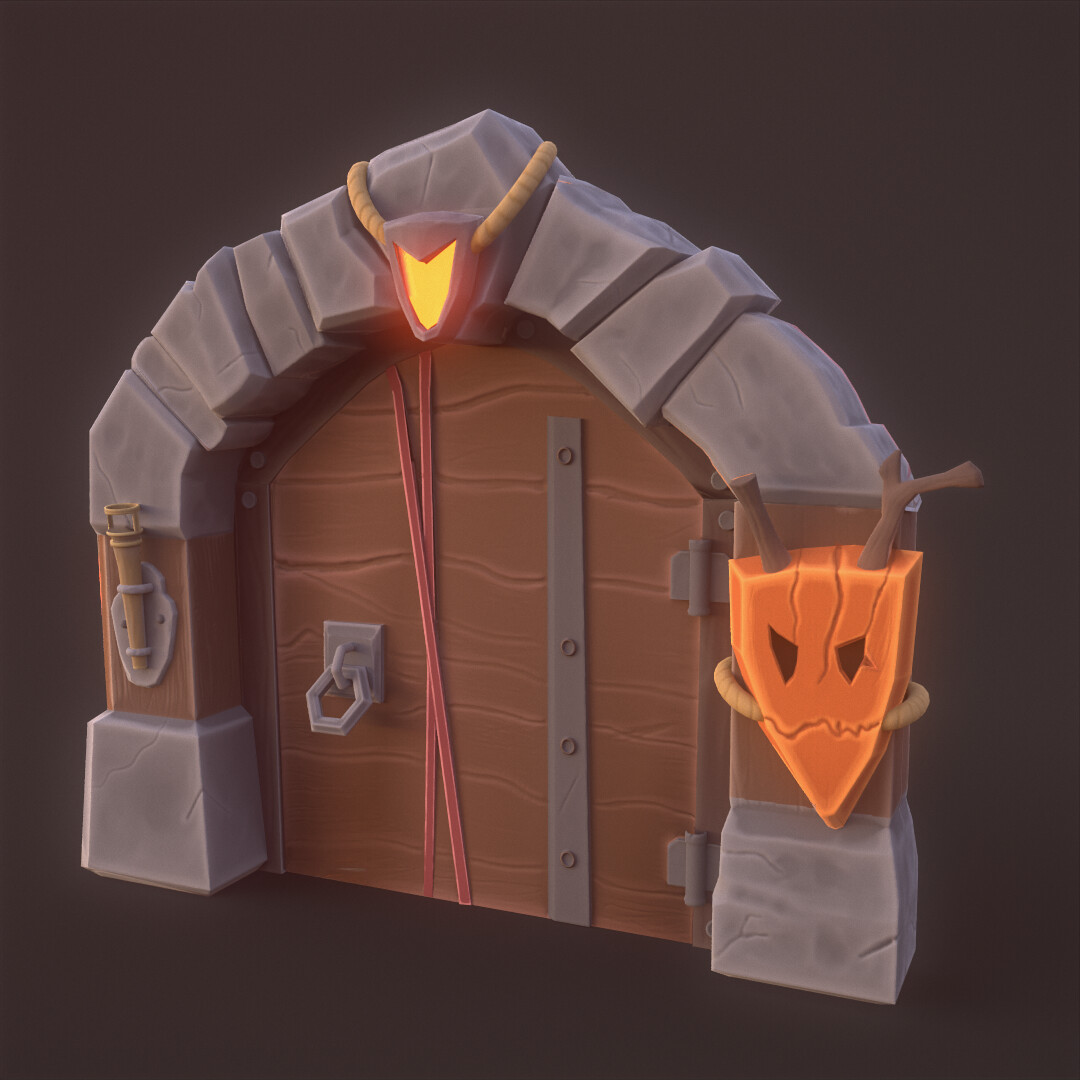 ArtStation - Game Ready Stylized Gate