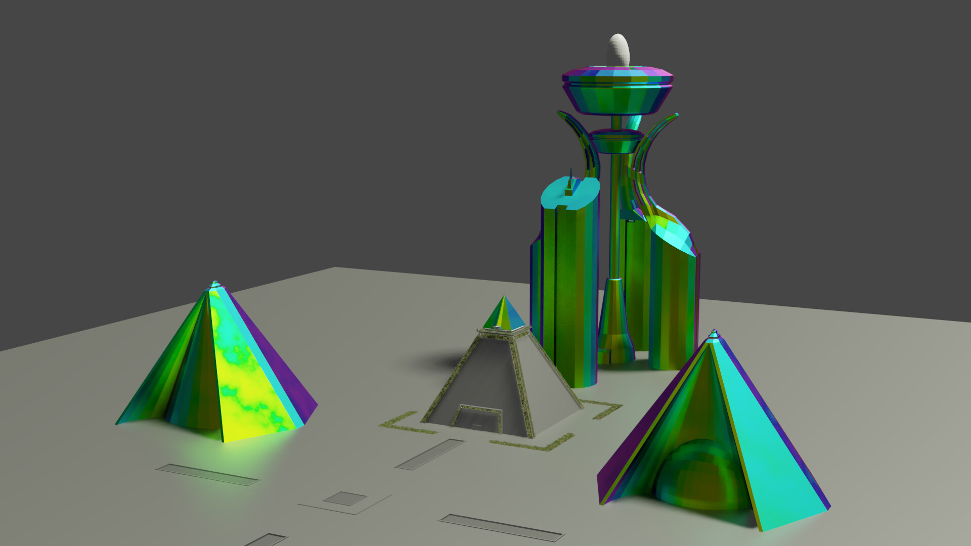 ArtStation - Sci-fi Avian Alien Buildings