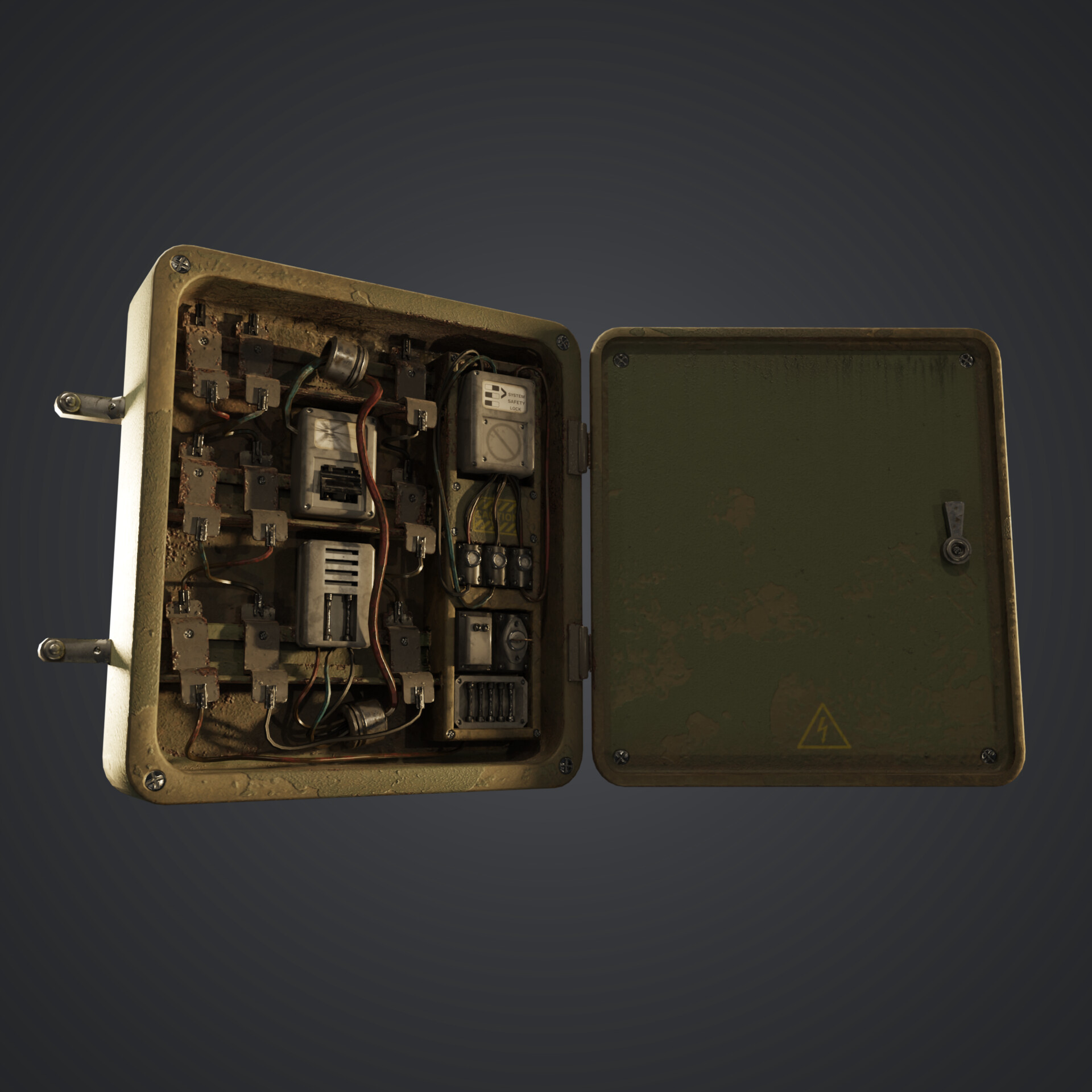 ArtStation - Electrical box game asset