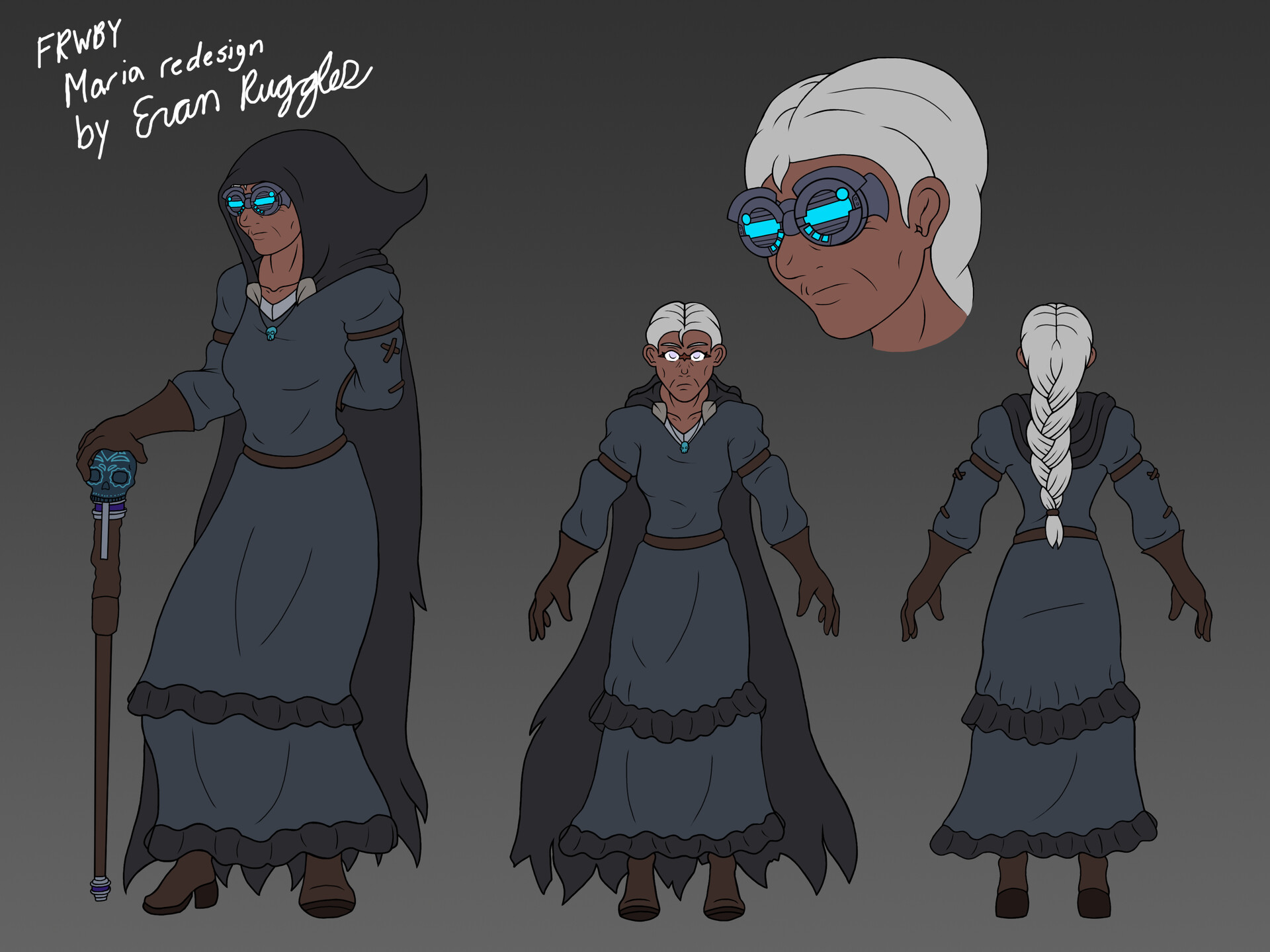 ArtStation - Fixing RWBY Maria redesign pitch