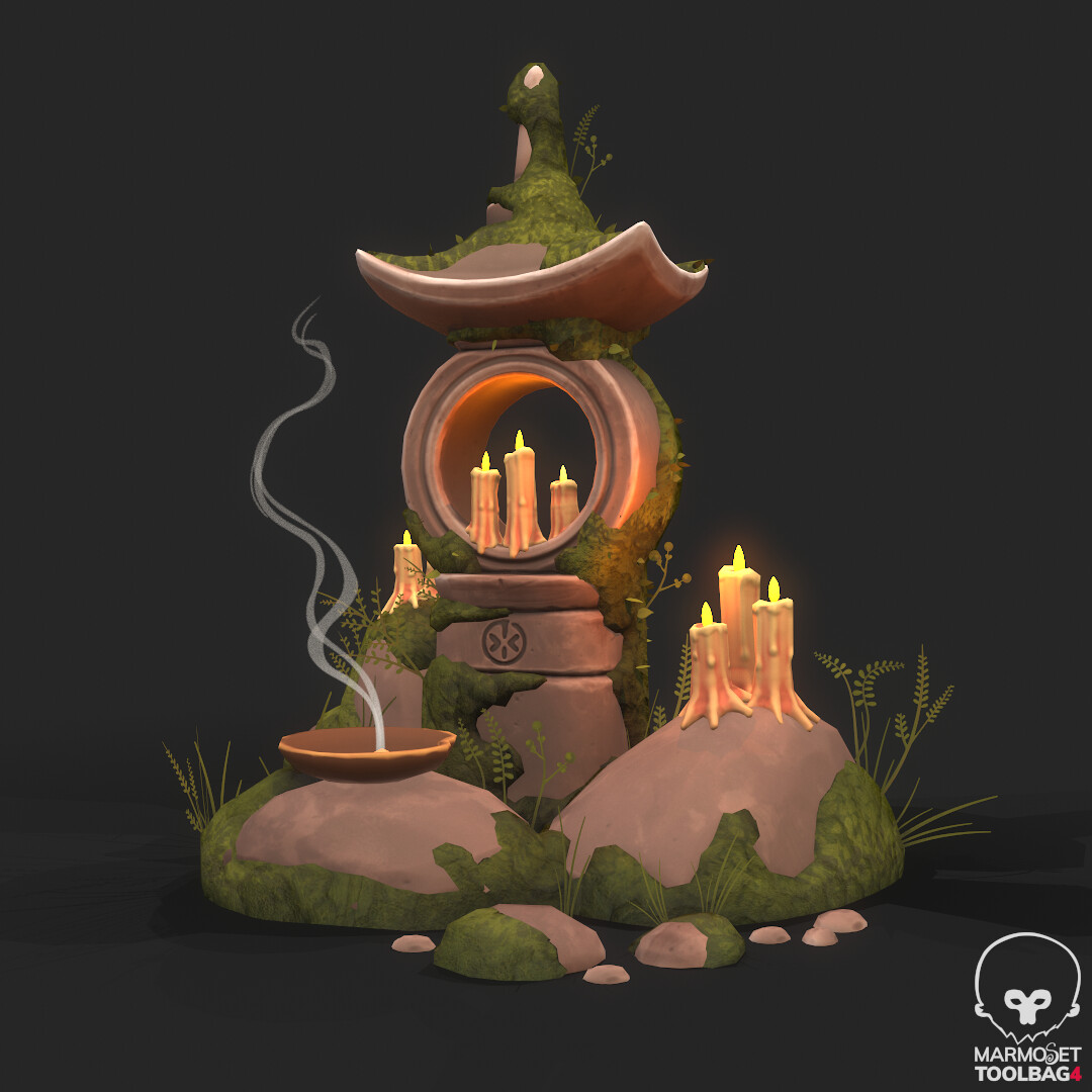 Arın Arıcı - Stylized Painted Shrine