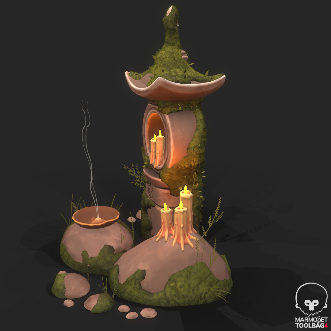 Arın Arıcı - Stylized Painted Shrine