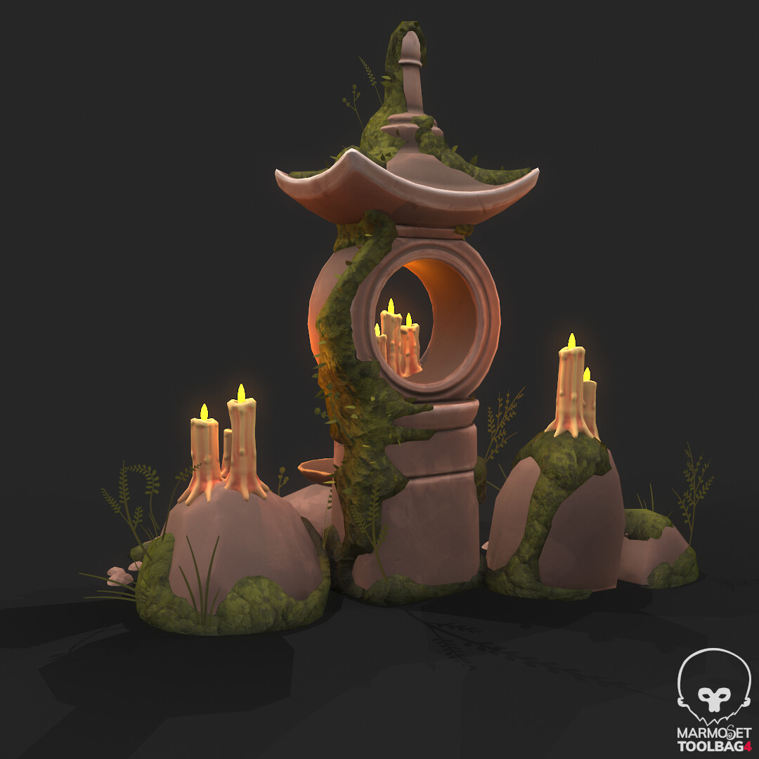 Arın Arıcı - Stylized Painted Shrine