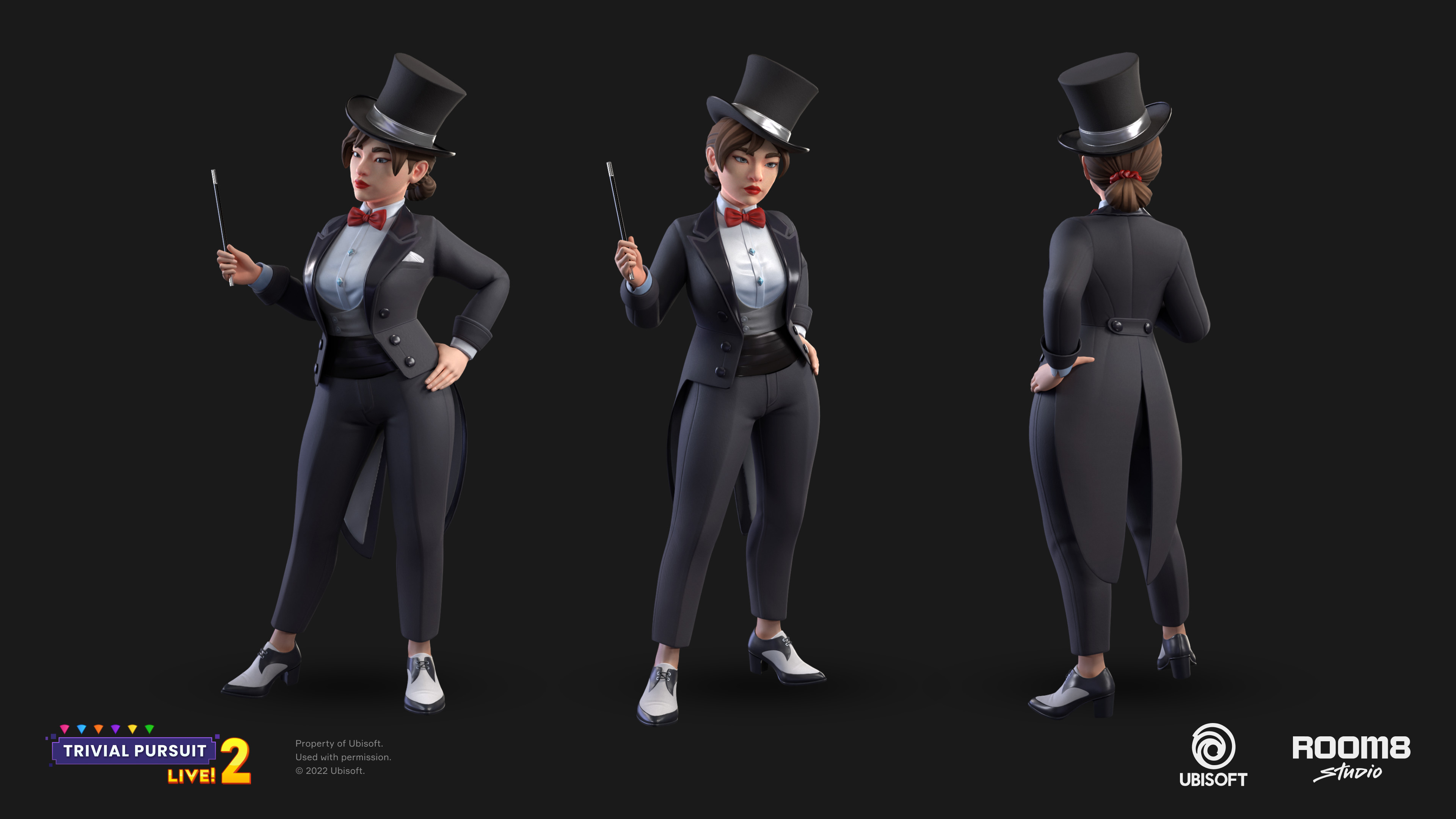 Room 8 Studio - Portfolio - Mei Wu (Trivial Pursuit Live! 2)