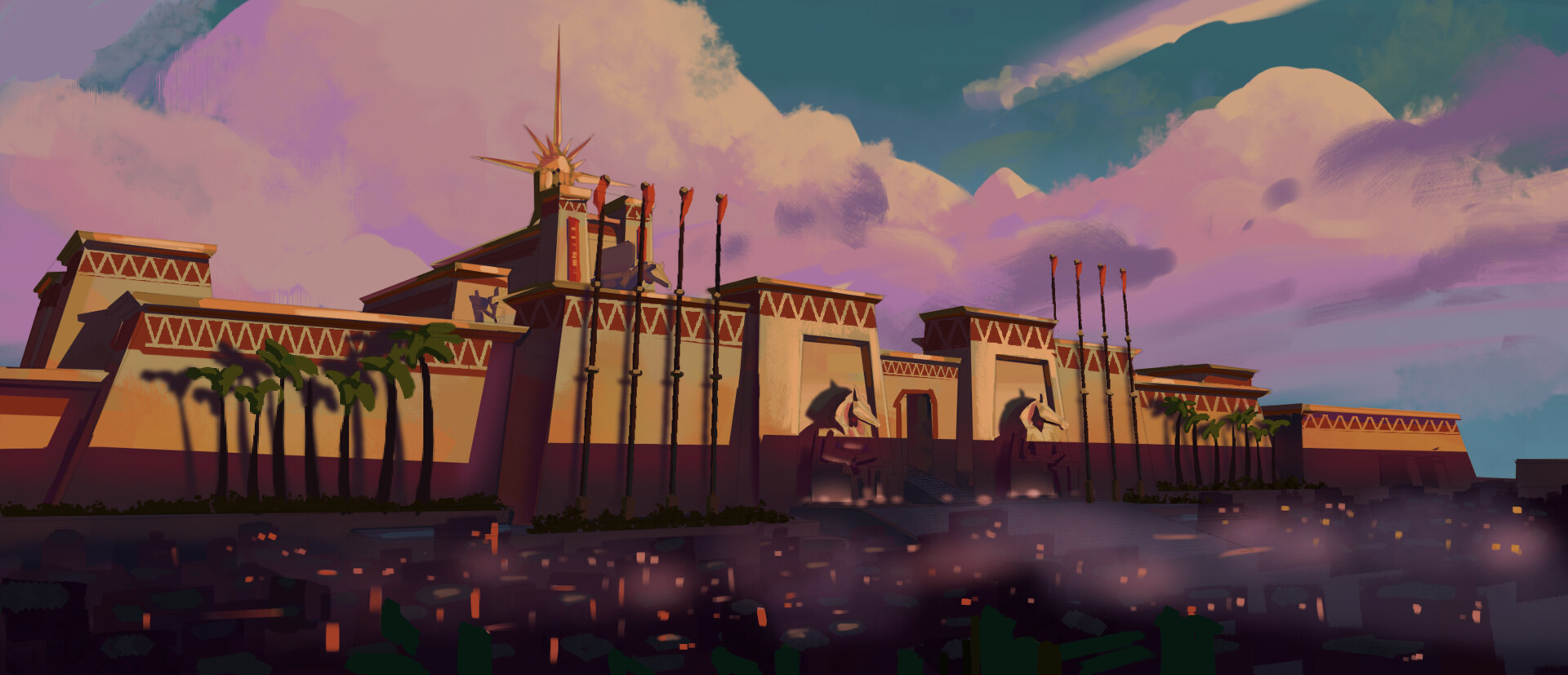 ArtStation - Sailback Kingdom Mood Sketches