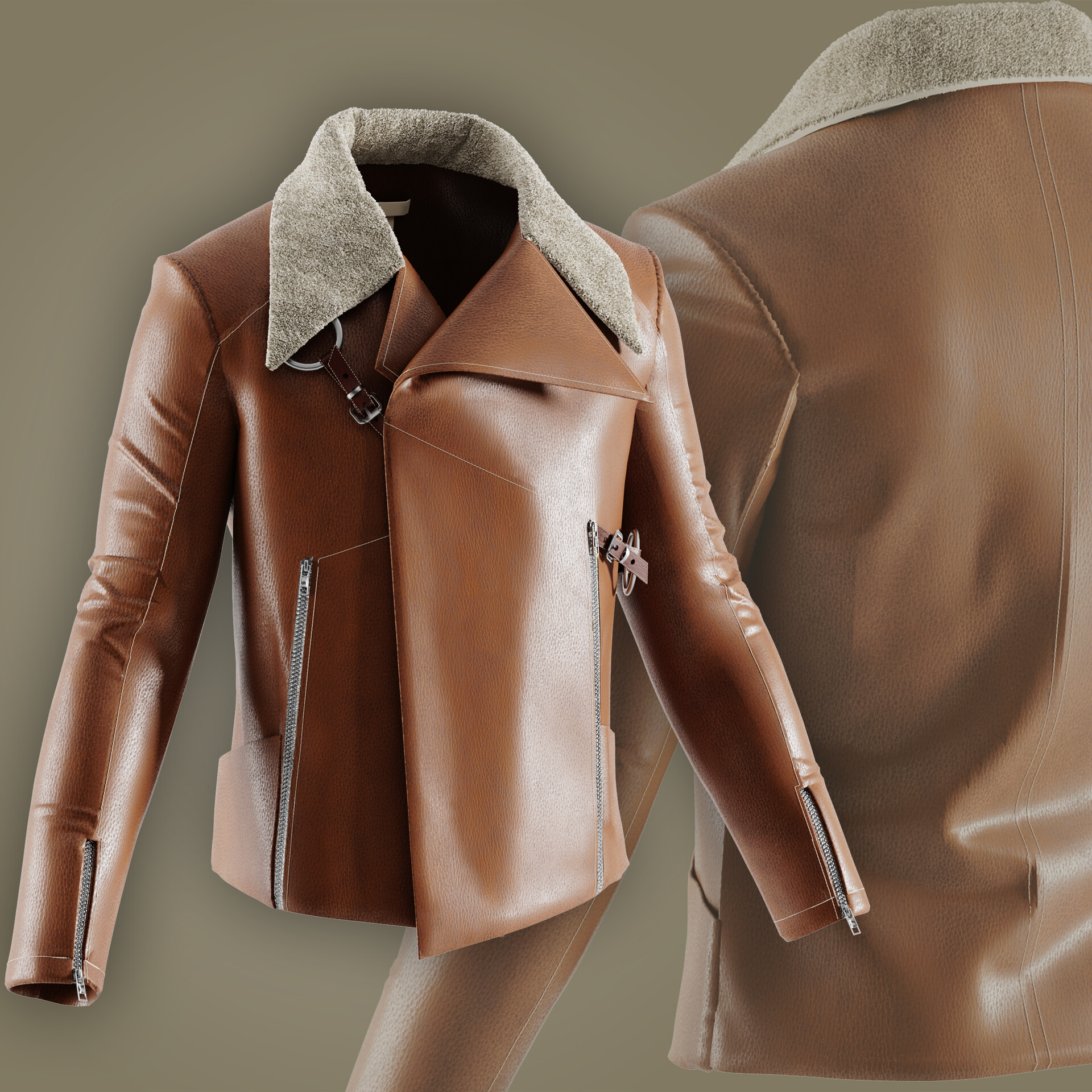 ArtStation - Male Motorcycle Jackets