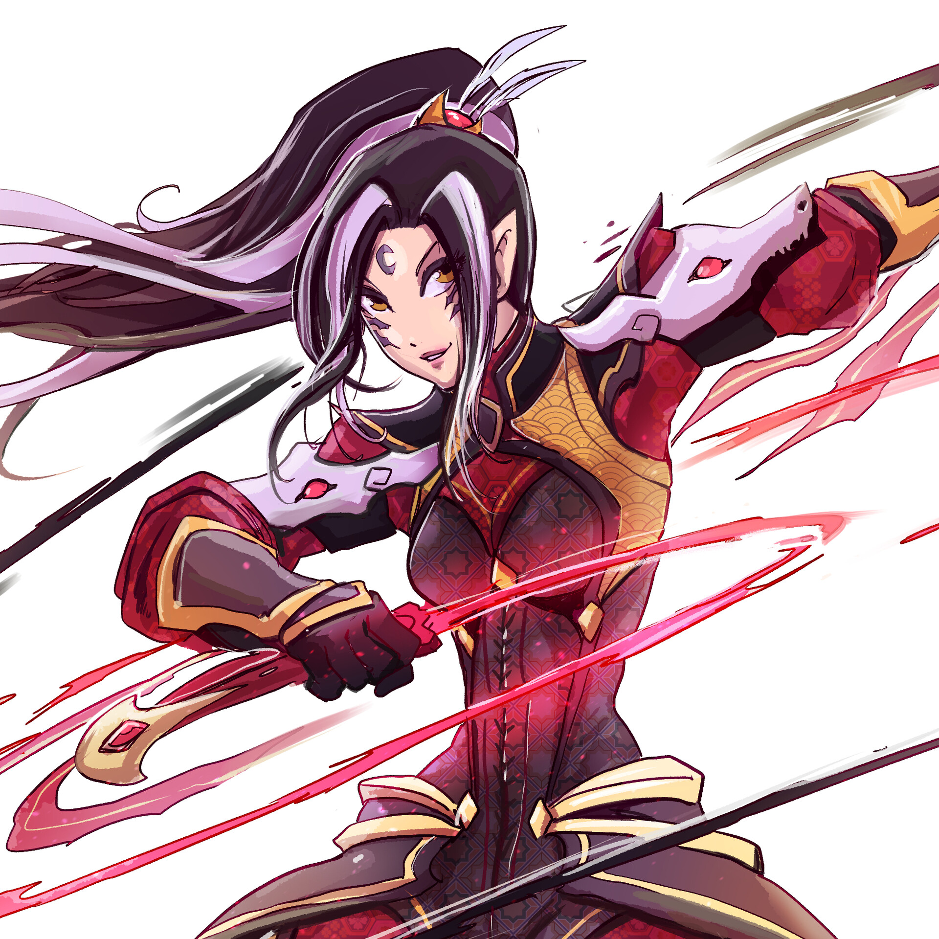 ArtStation - Lady Mayura, First Daughter of Sesshoumaru and Kagura