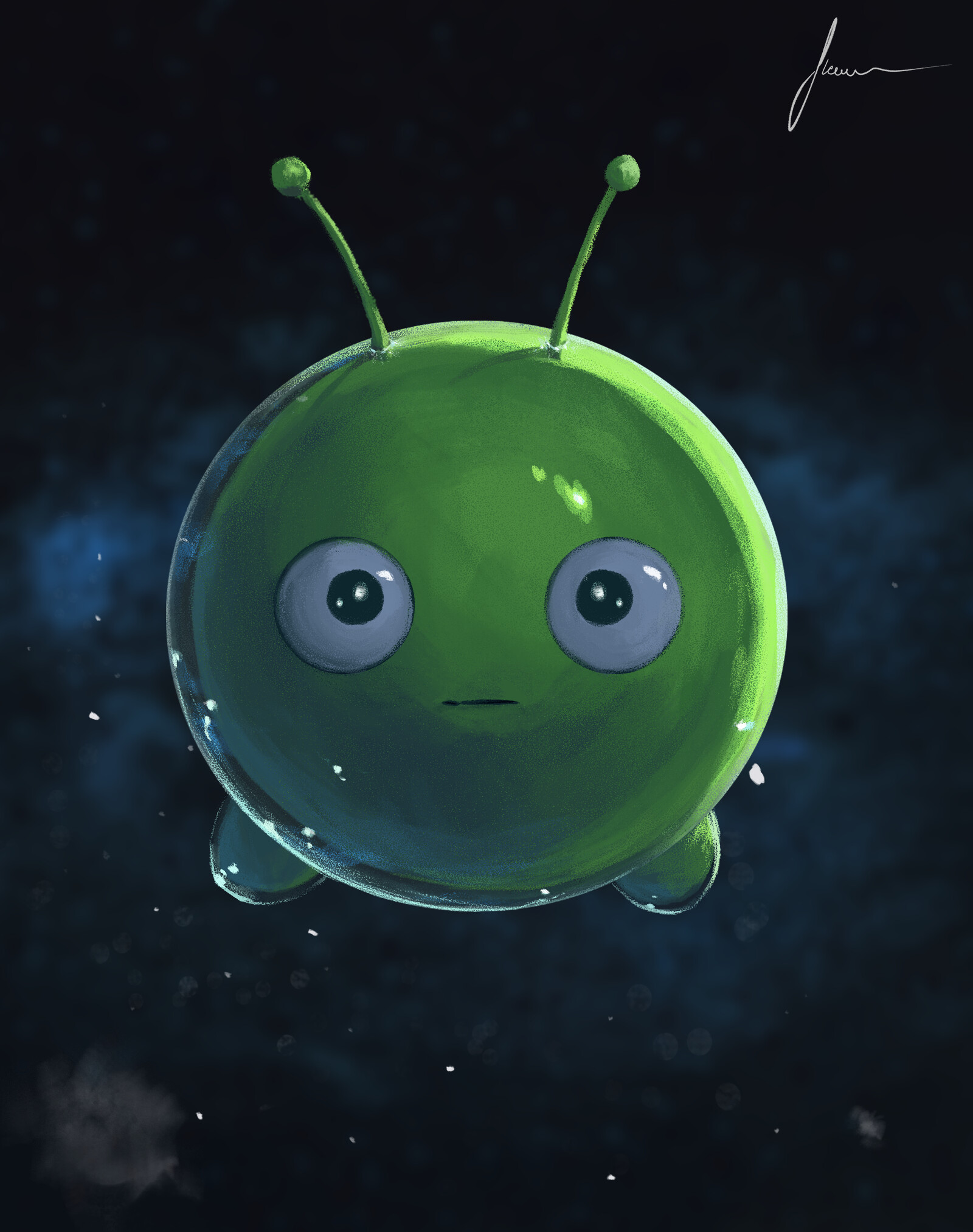 how to draw mooncake final space