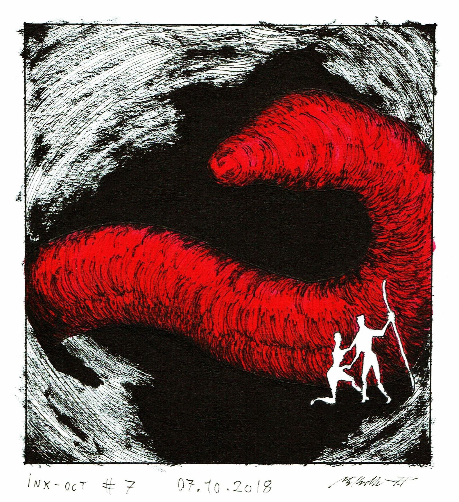 ArtStation - Ink-October no: 7 2018