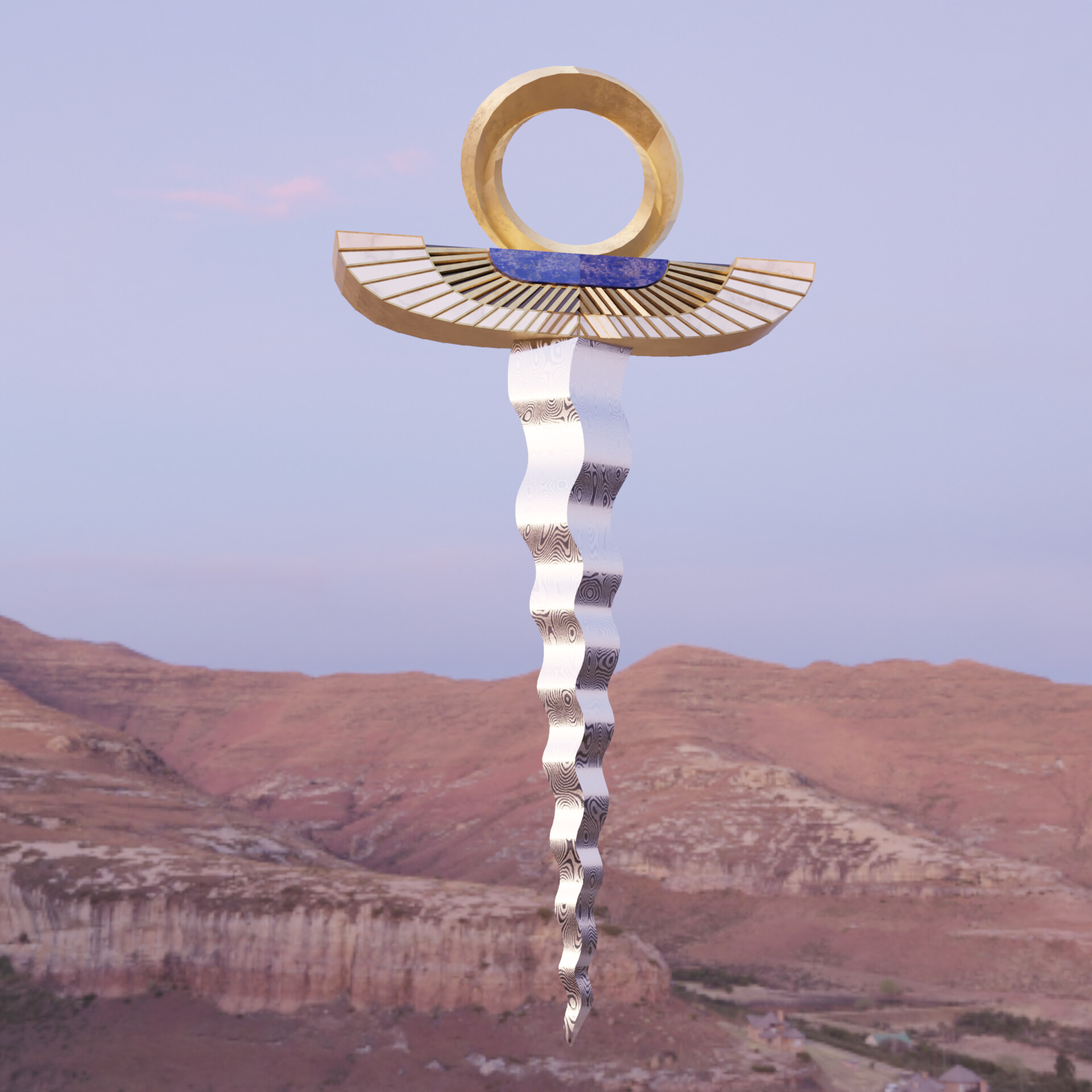 ArtStation - "Ankh Dagger" - A Level Artwork