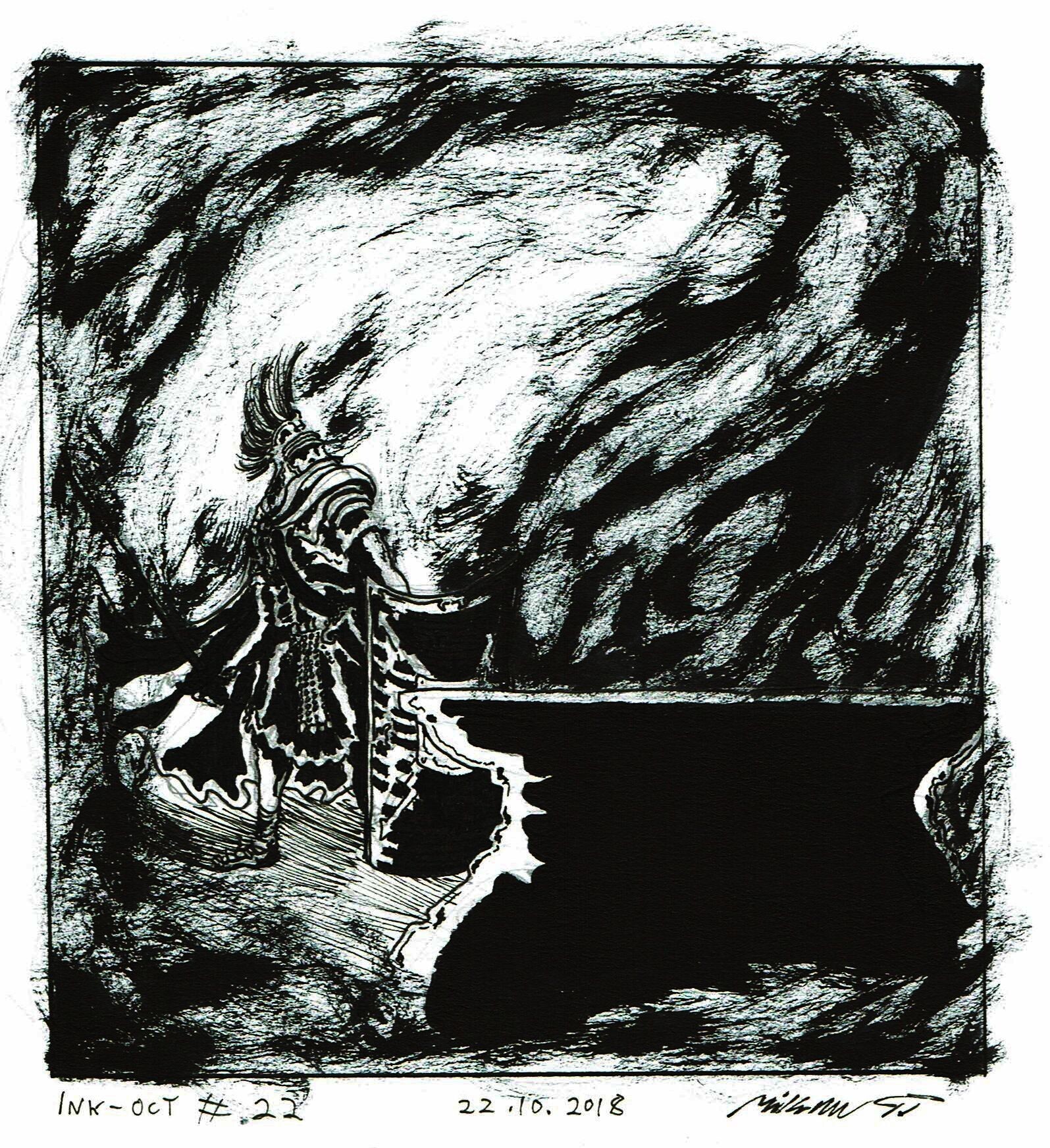 ArtStation - Ink-October no: 22 2018