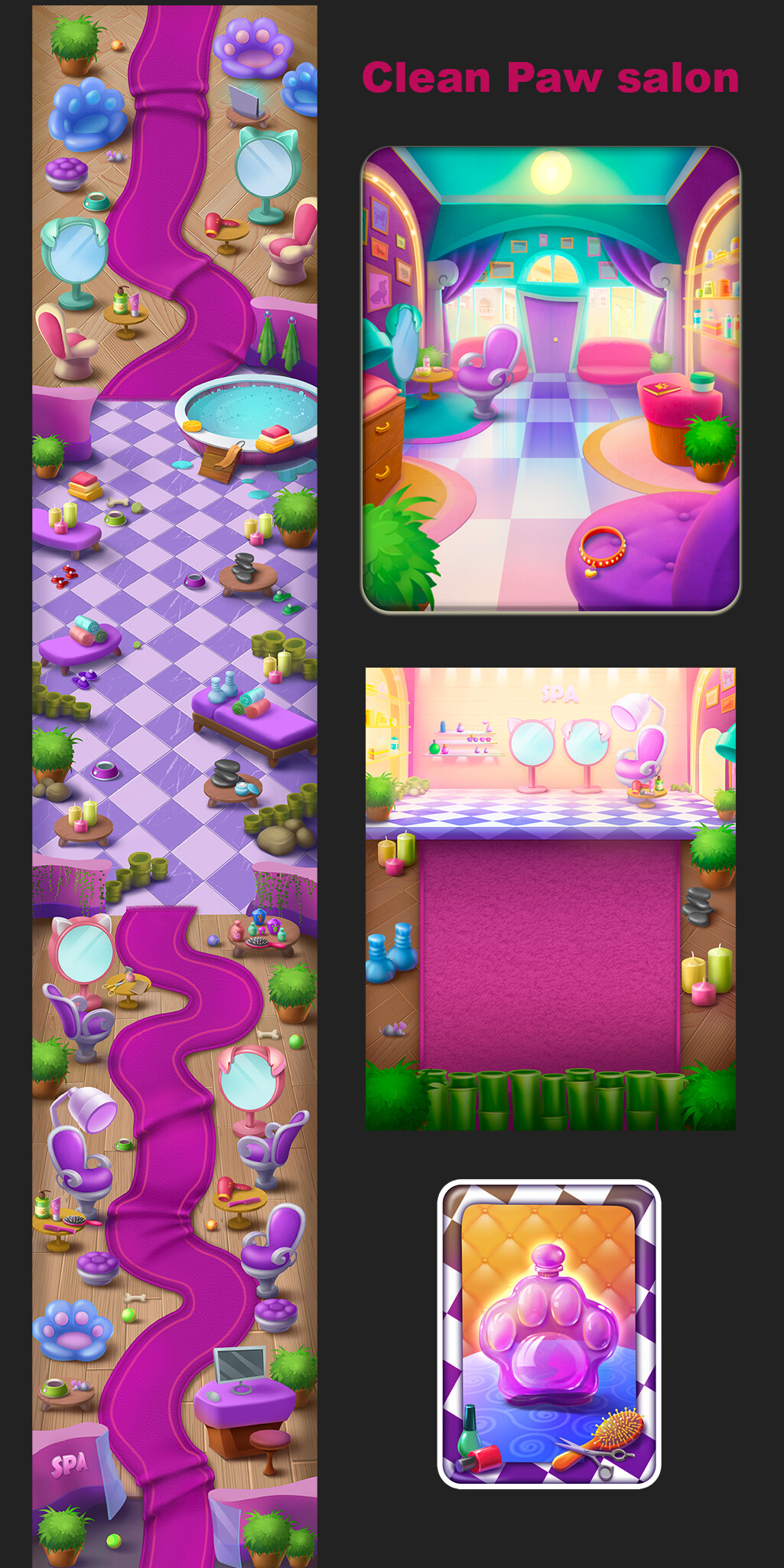 ArtStation - Clean paw salon