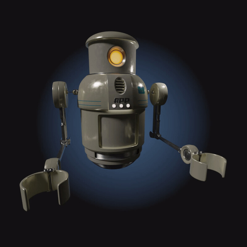 ArtStation - Hello tomorrow robot bartender