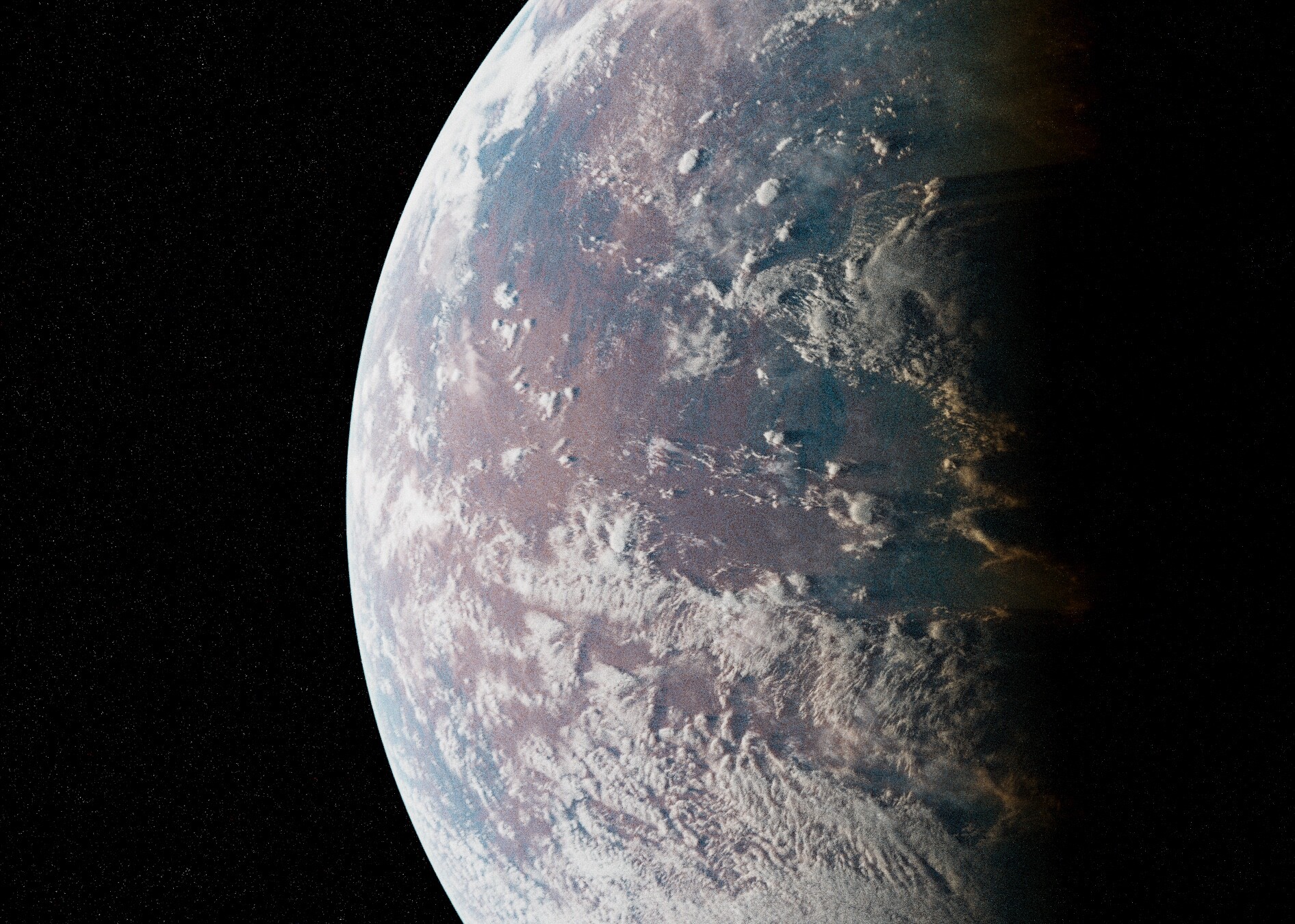 ArtStation - Blender/Gaea planet experimentation