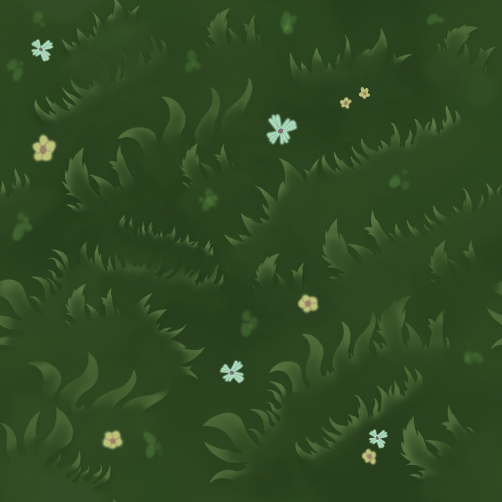 ArtStation - Hand Painted Tileable Fantasy Grass Texture