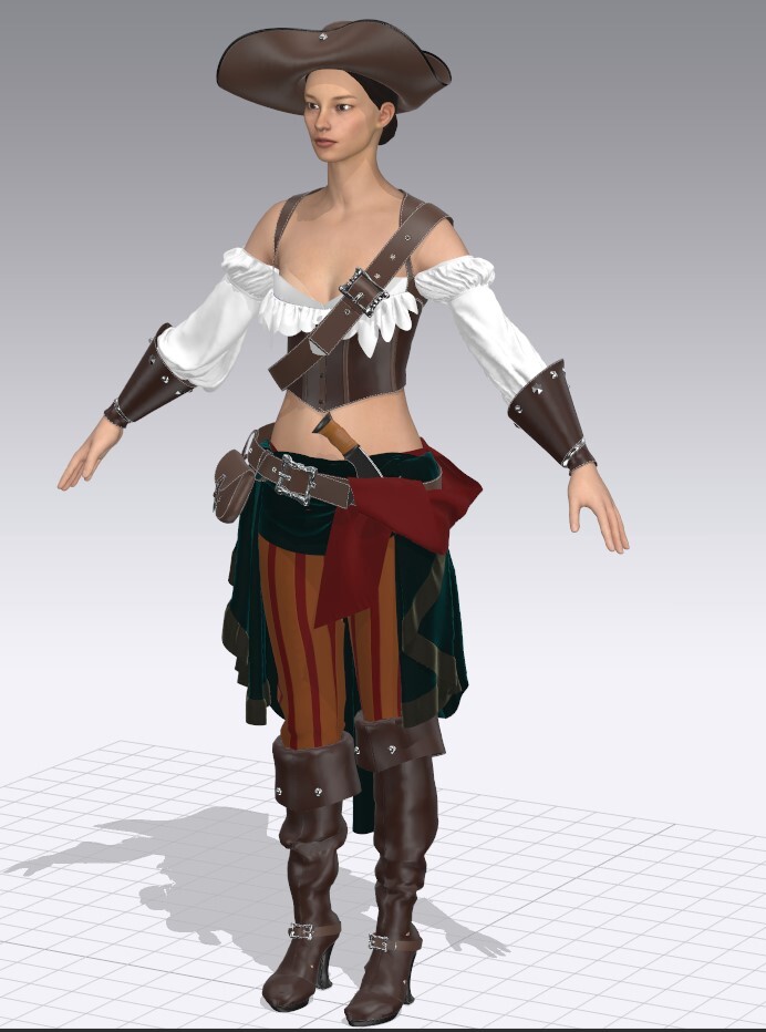 ArtStation - Pirate costume