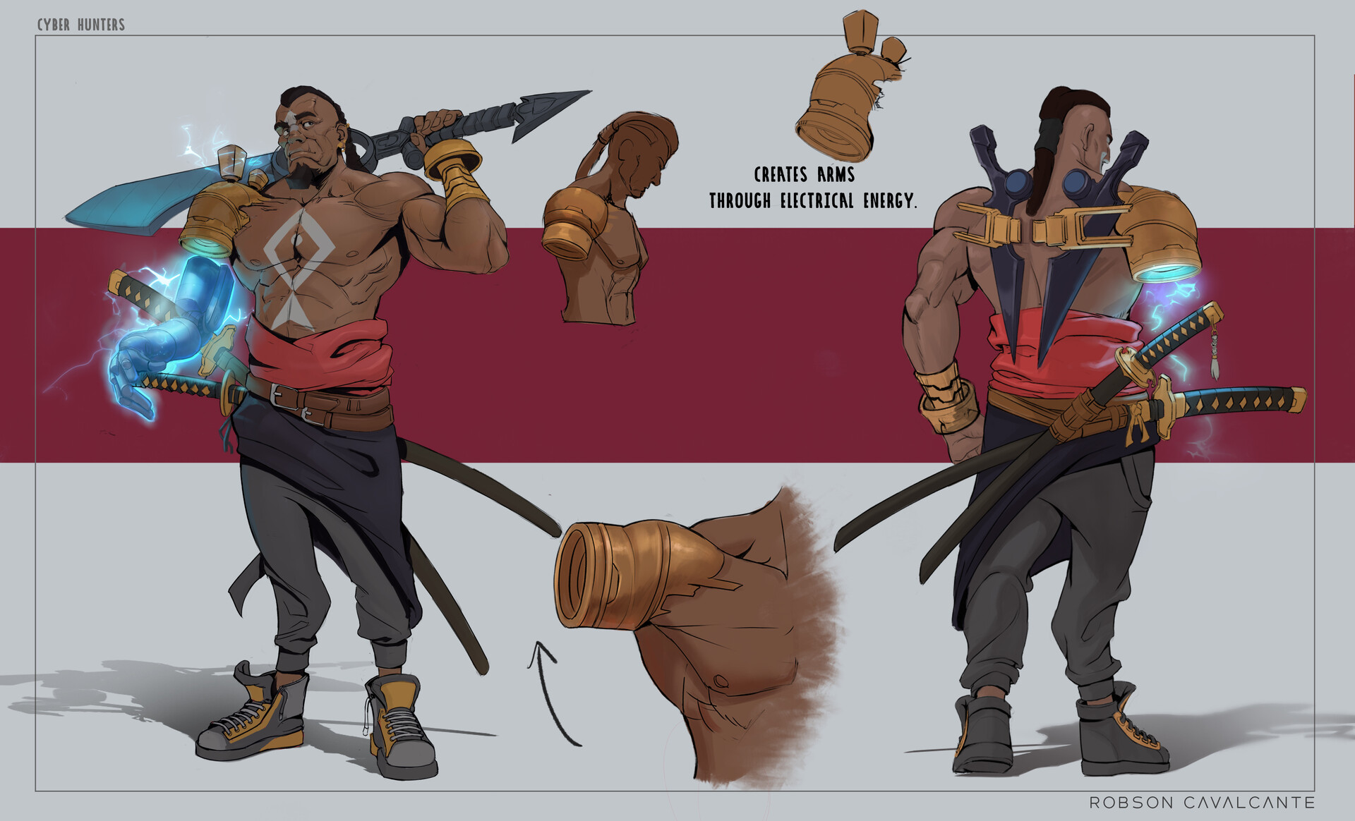 ArtStation - Concept art - Character Design Cyber Hunters