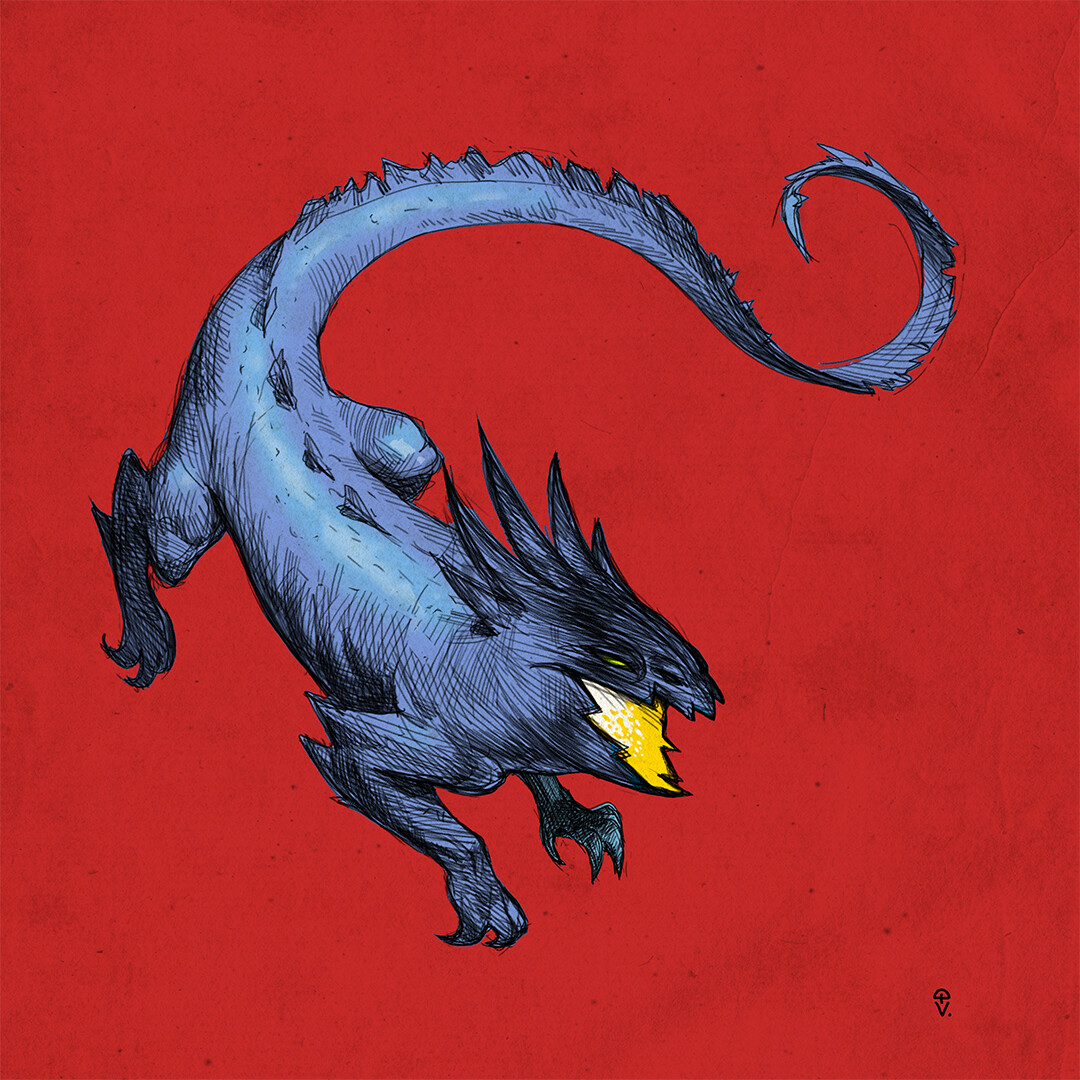 ArtStation - ice lizzard