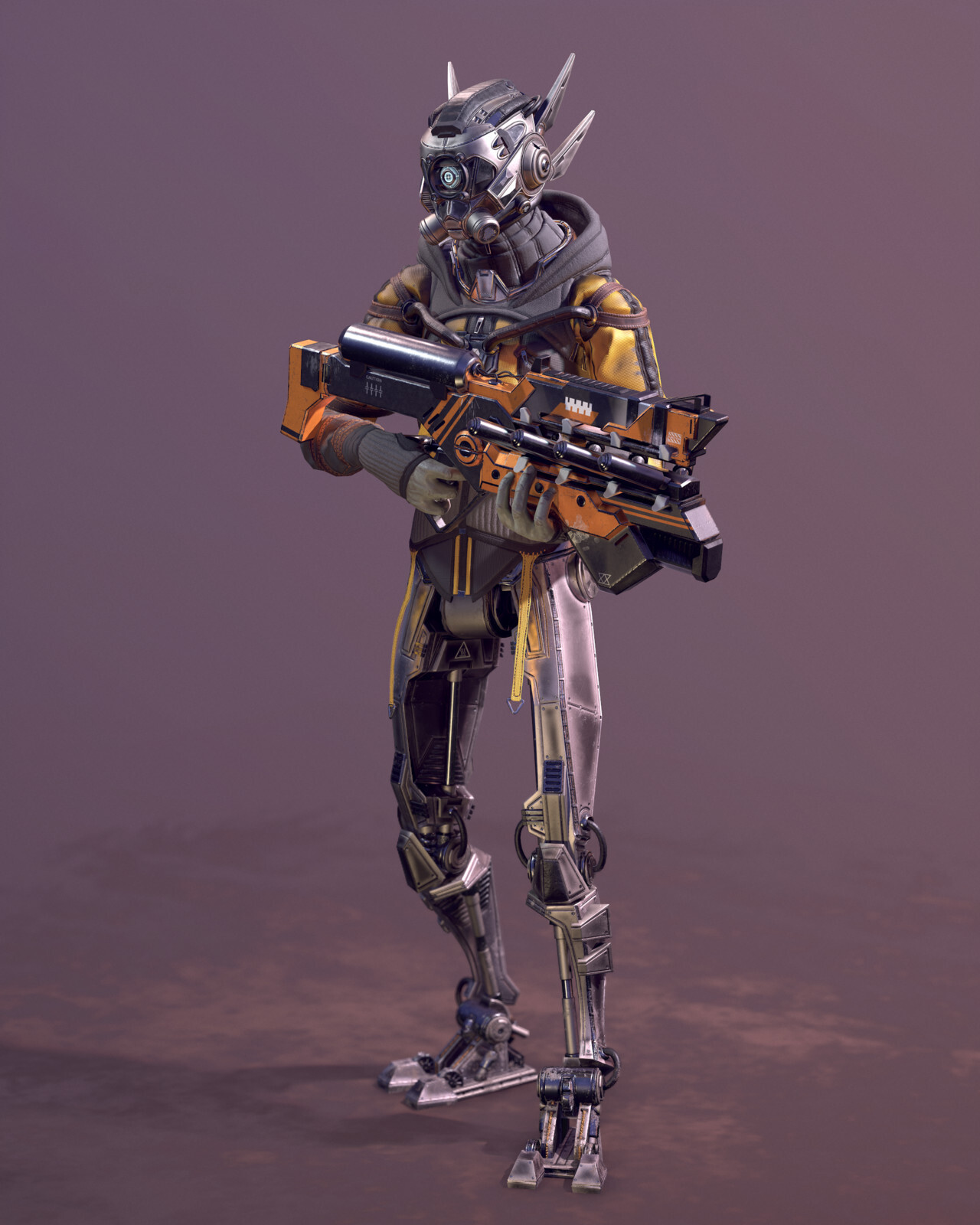 ArtStation - (Cyborg) 3d Illustration