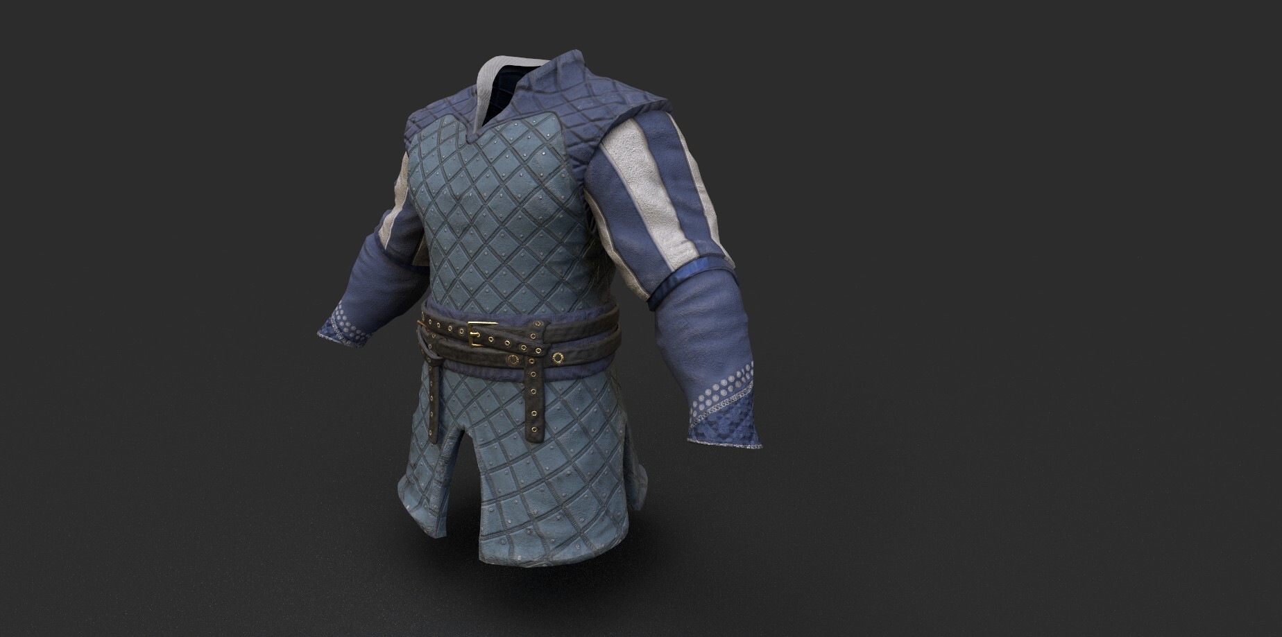 ArtStation - Padded Medieval Noble Shirt (Game-ready)