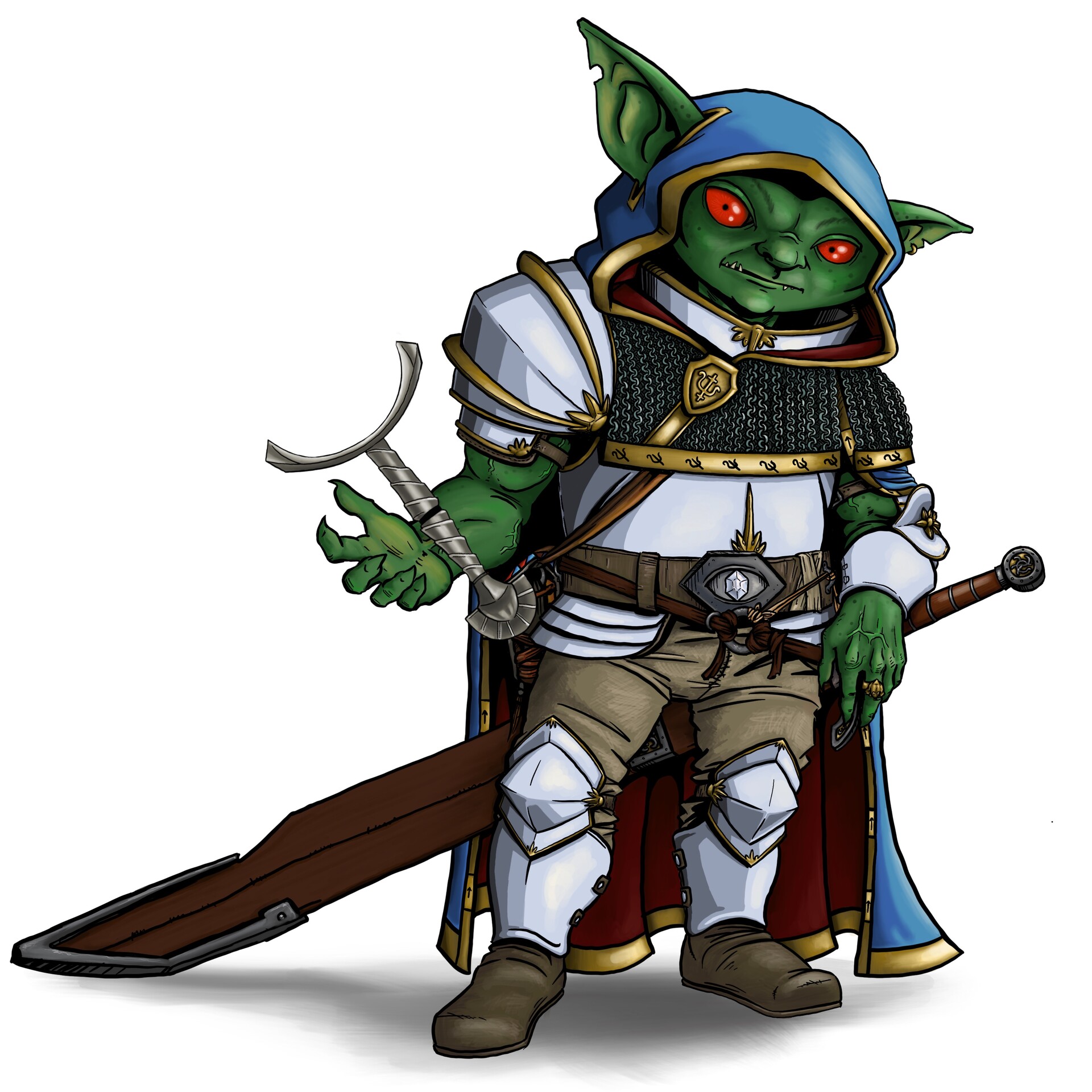 ArtStation - Adoy the Goblin Psi Warrior