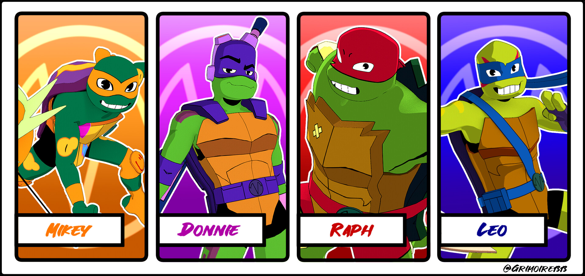 ArtStation - RotTMNT Mad Dogs