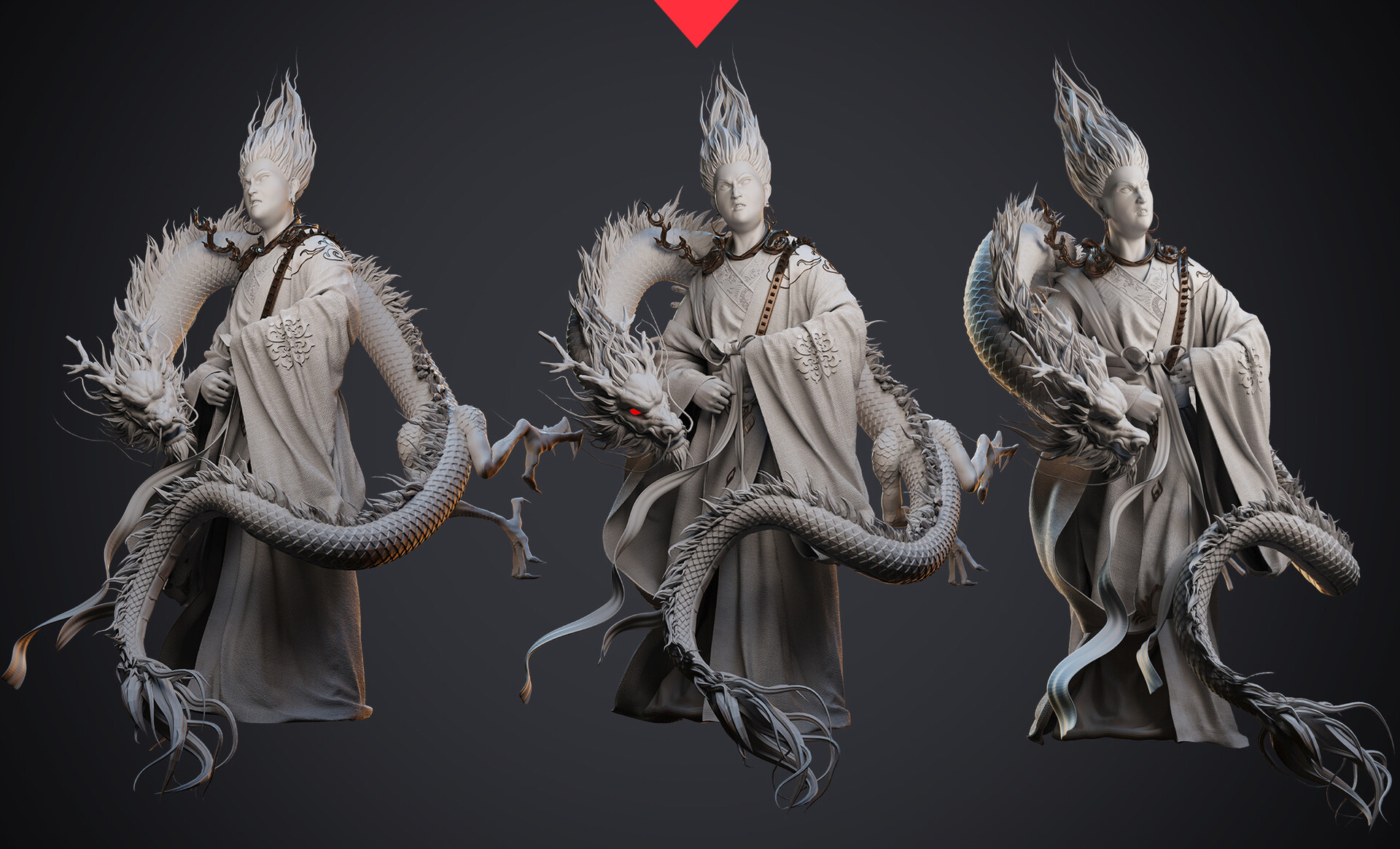 巧课力 CGmomo - 【学生作品】傅光宇--《亢金龙》