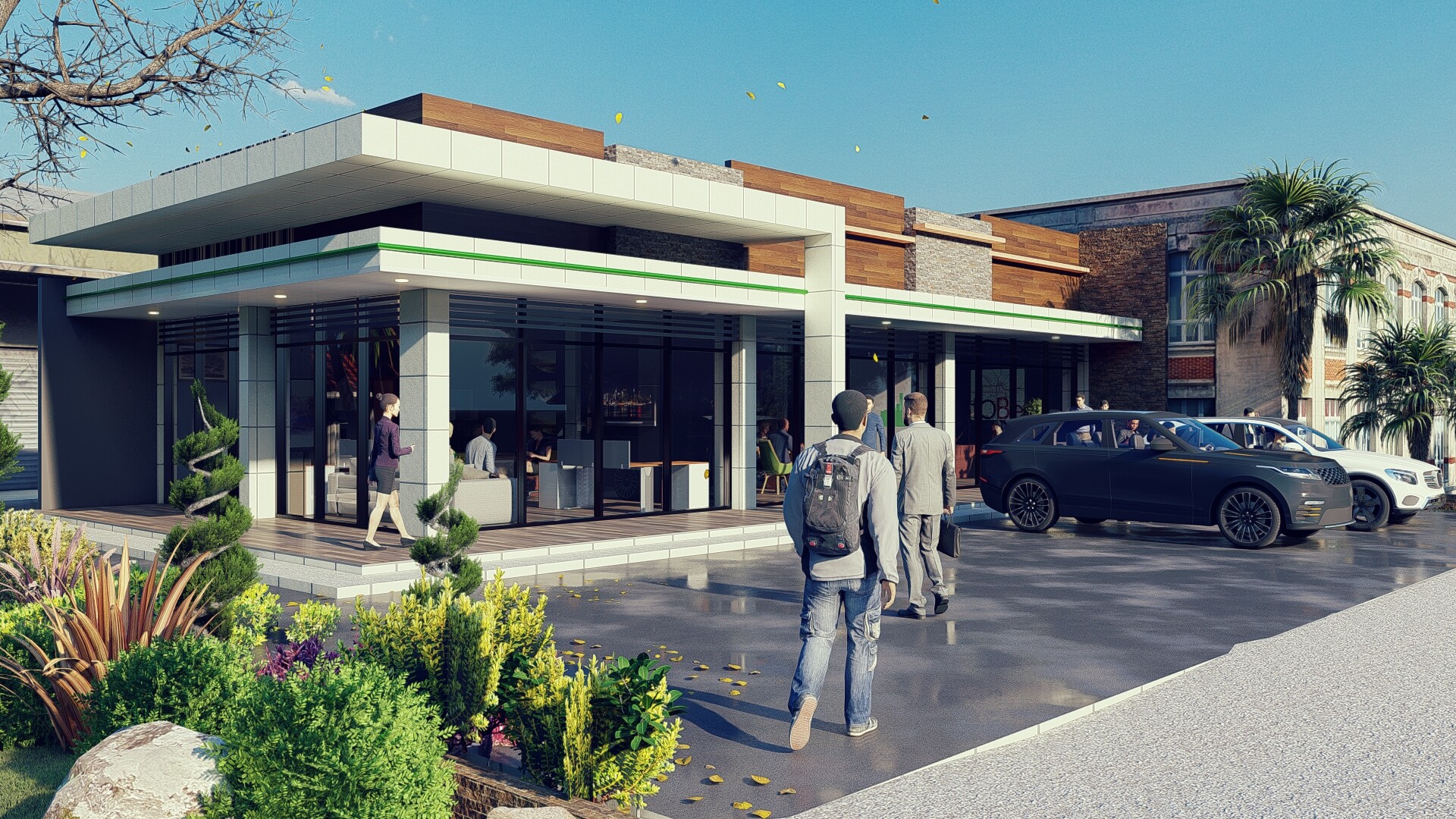 ArtStation - COMMERCIAL BUILDING DESIGN