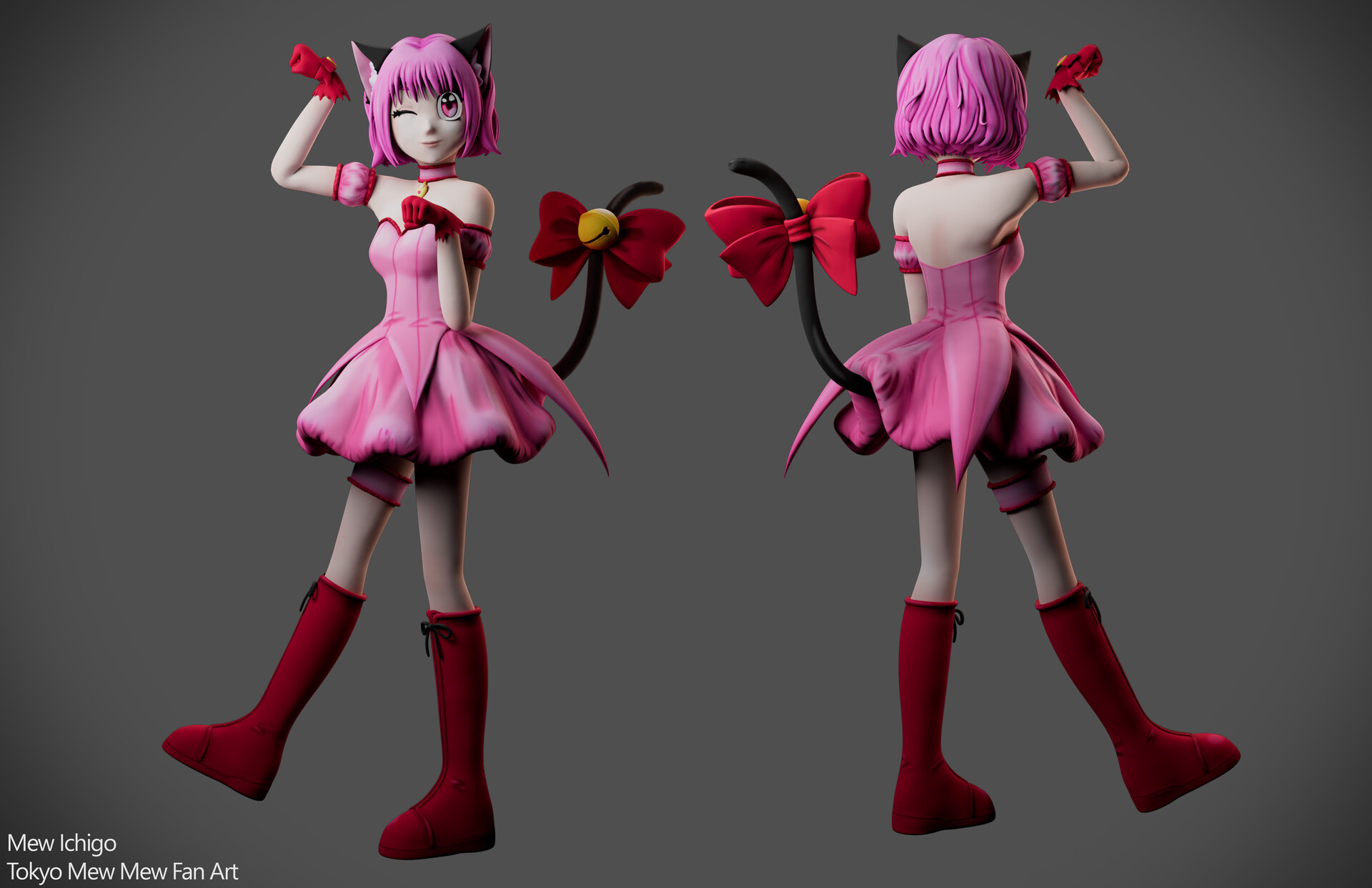 Alex Sperry - Mew Ichigo Fanart