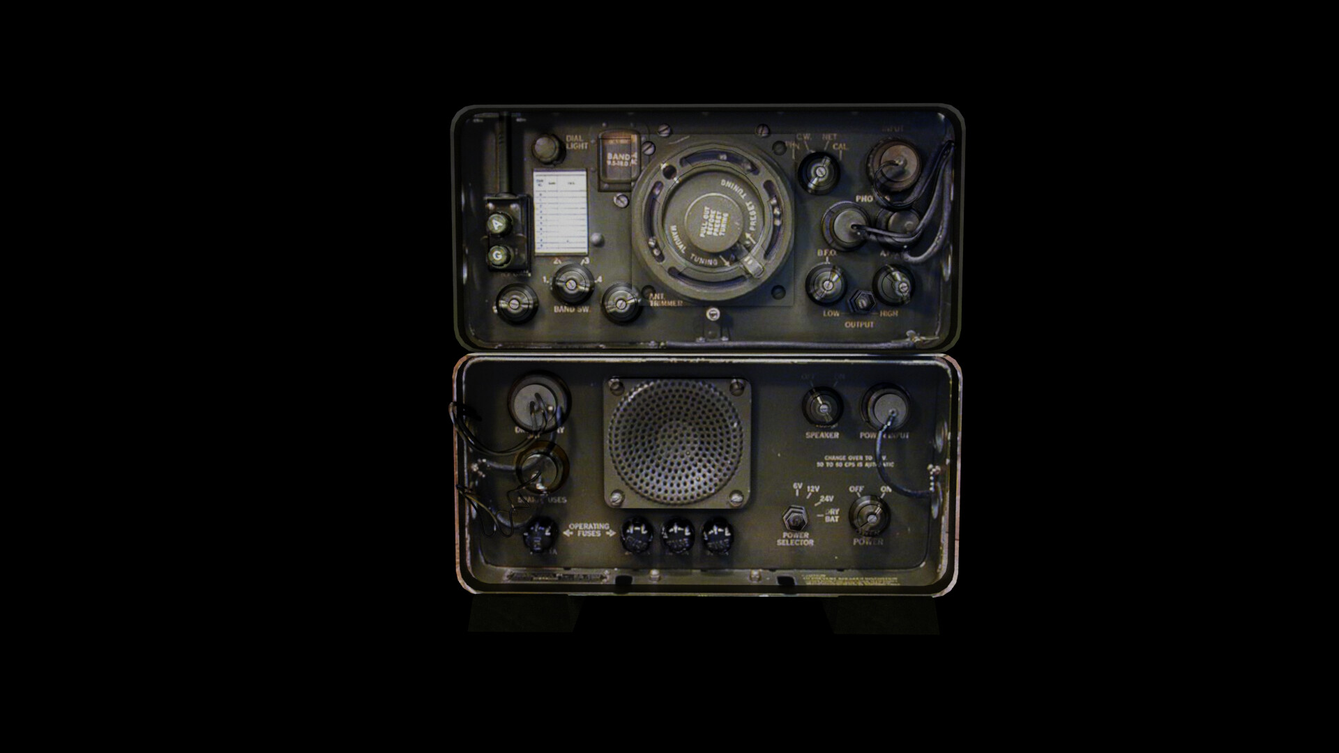 ArtStation - Vintage Military Radio Set