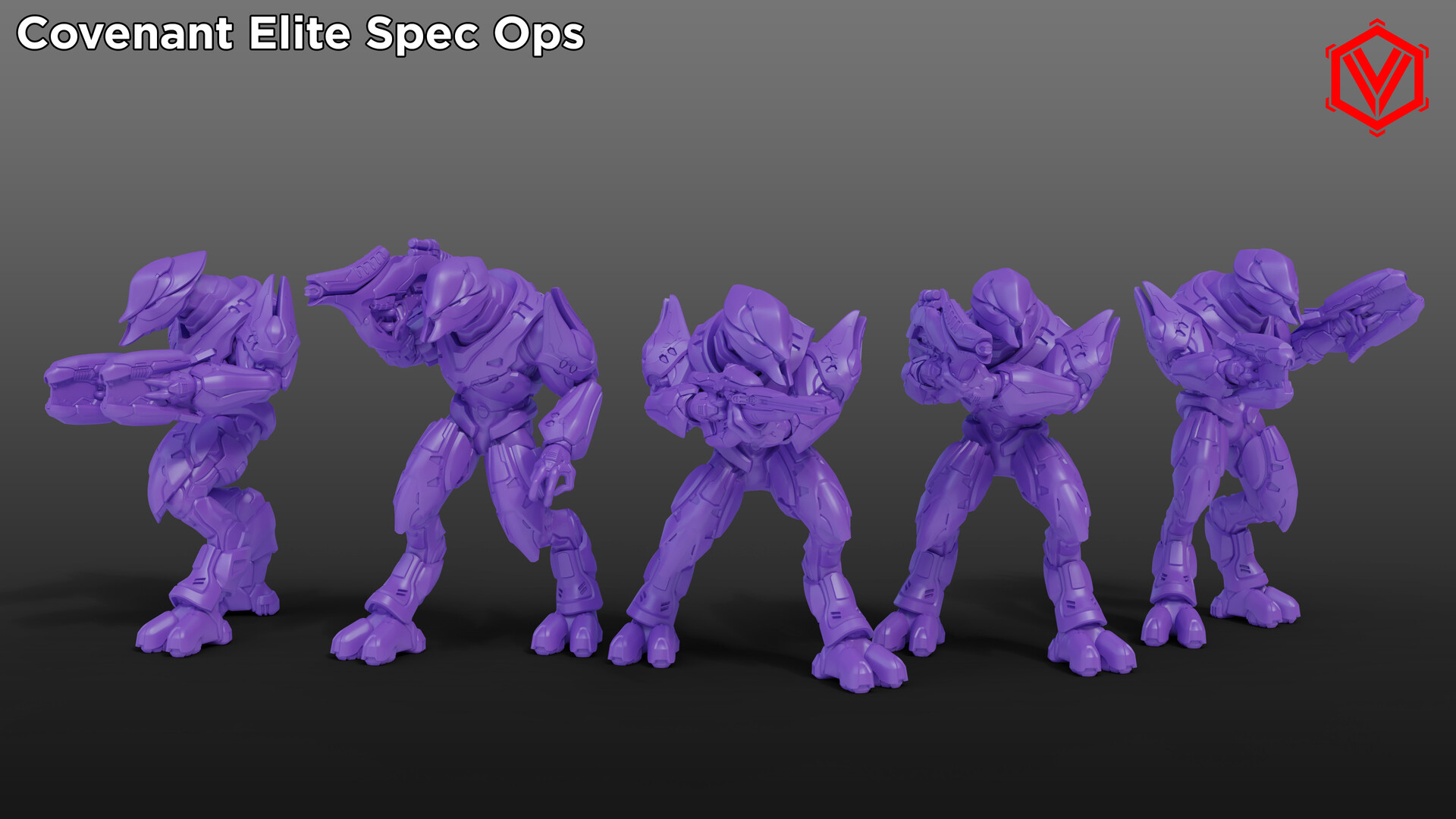 Vincent Colborn - Elite Spec Ops Set - Halo Fan Miniature Project
