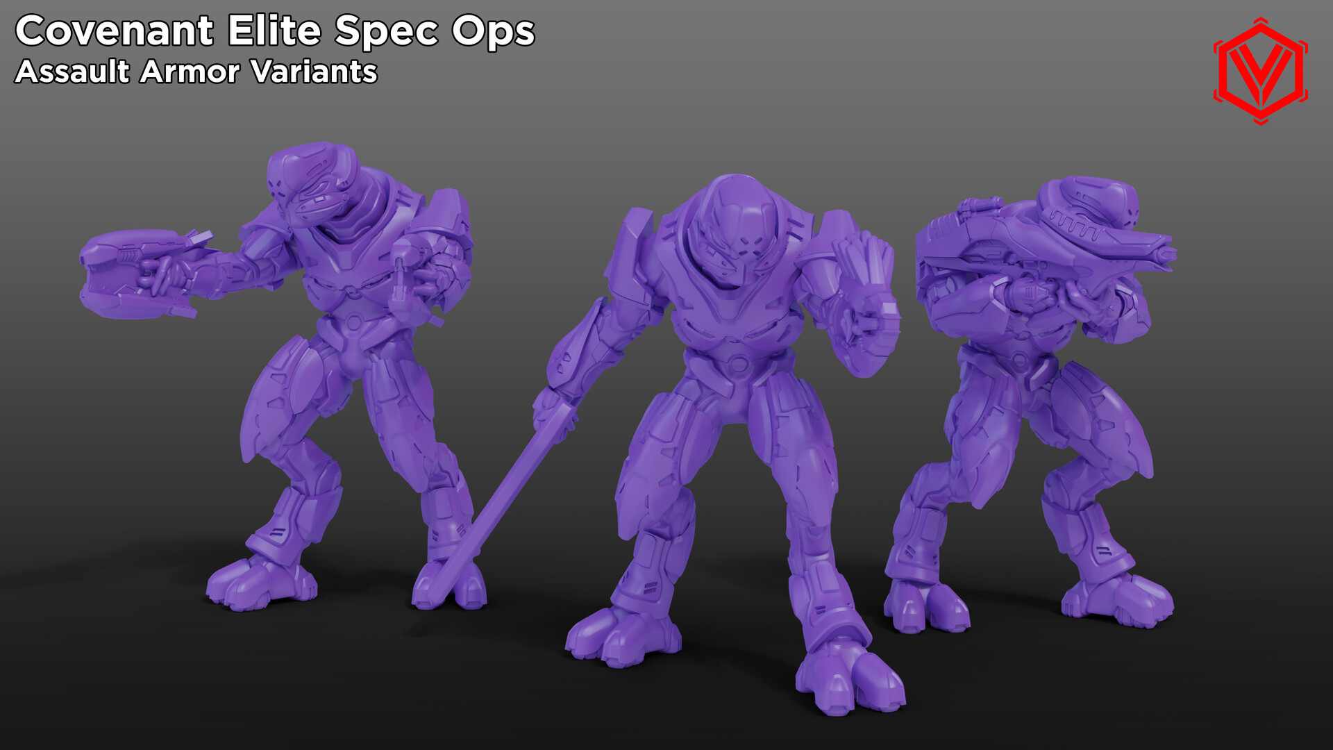 Vincent Colborn - Elite Spec Ops Set - Halo Fan Miniature Project