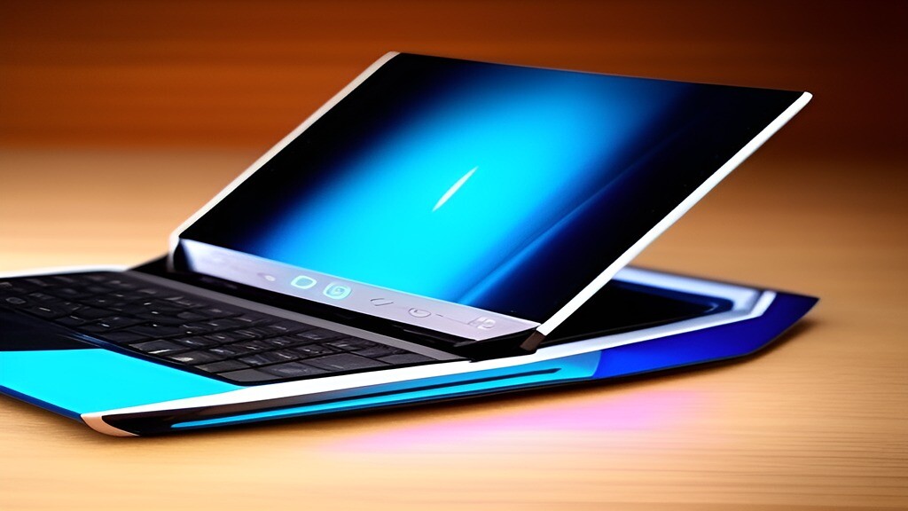 ArtStation - Futuristic laptop