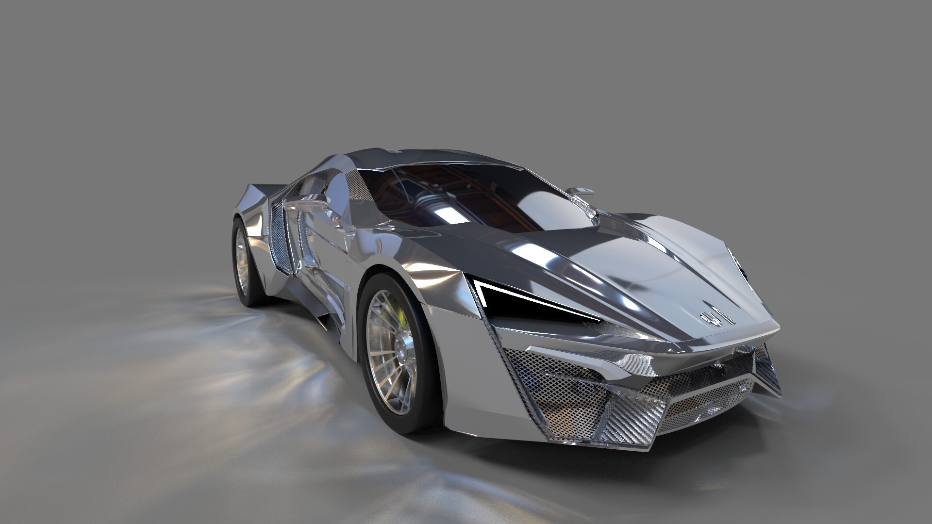 w motors lykan hypersport drawing