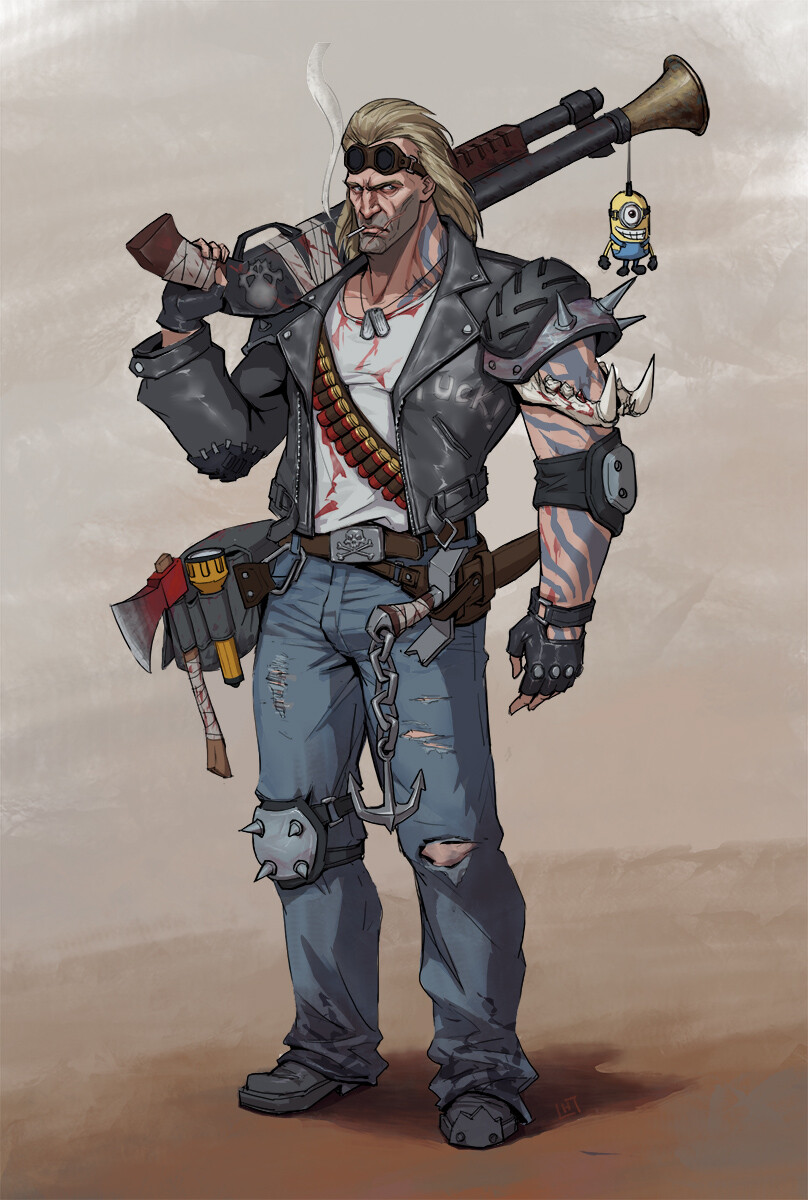 ArtStation - Waste soil guest"Hunter"