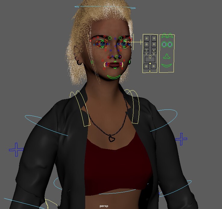 Rashed Studio - Bala lite female rigged character