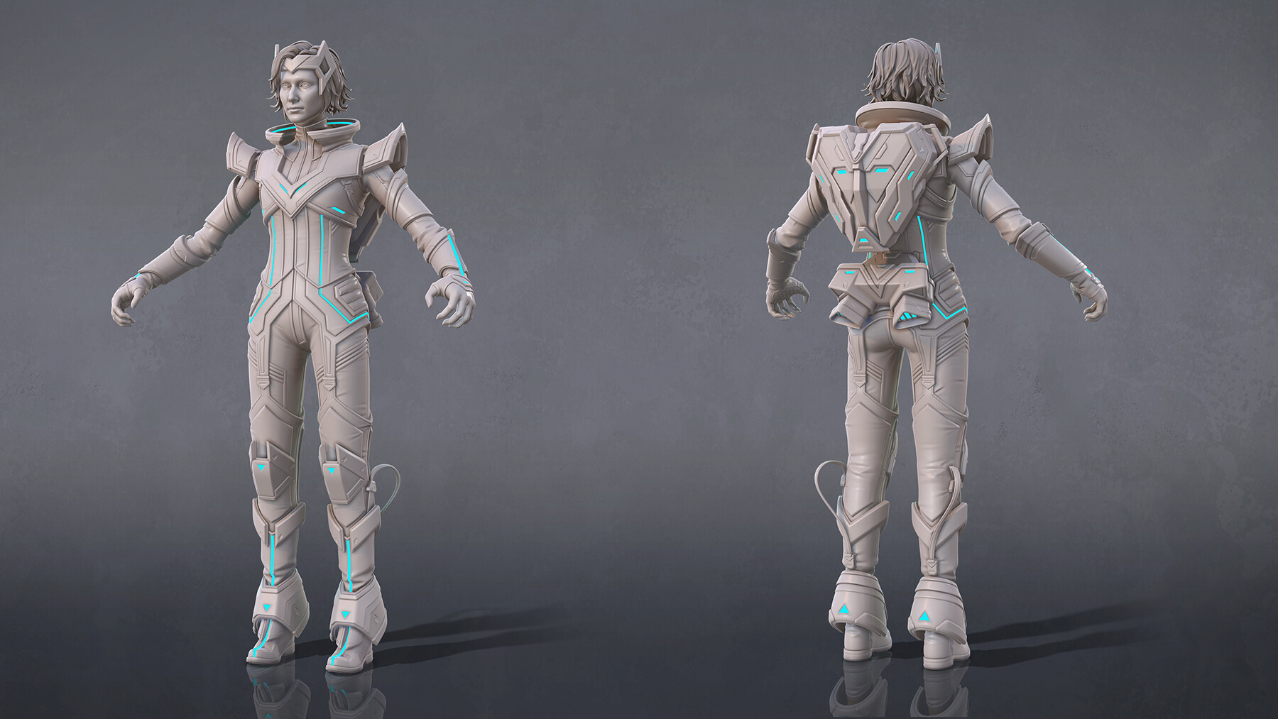 RABCAT GAME ART - Apex Legends - Horizon "Phoenix Rising" Outfit