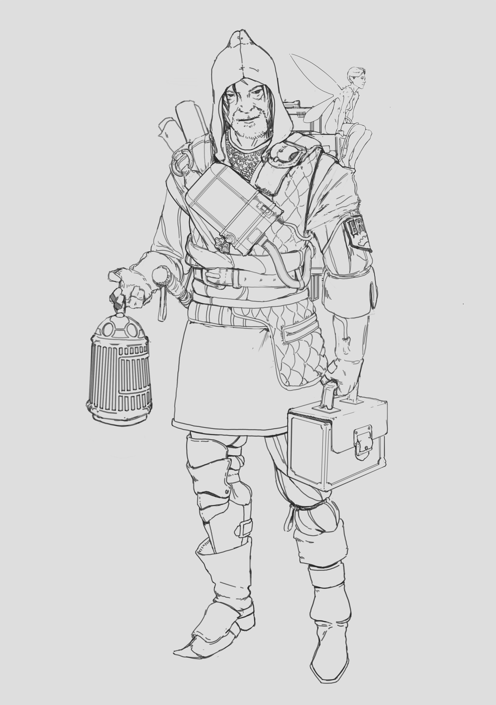 Nicola Guarino - dark fantasy Sam, BB and fragile