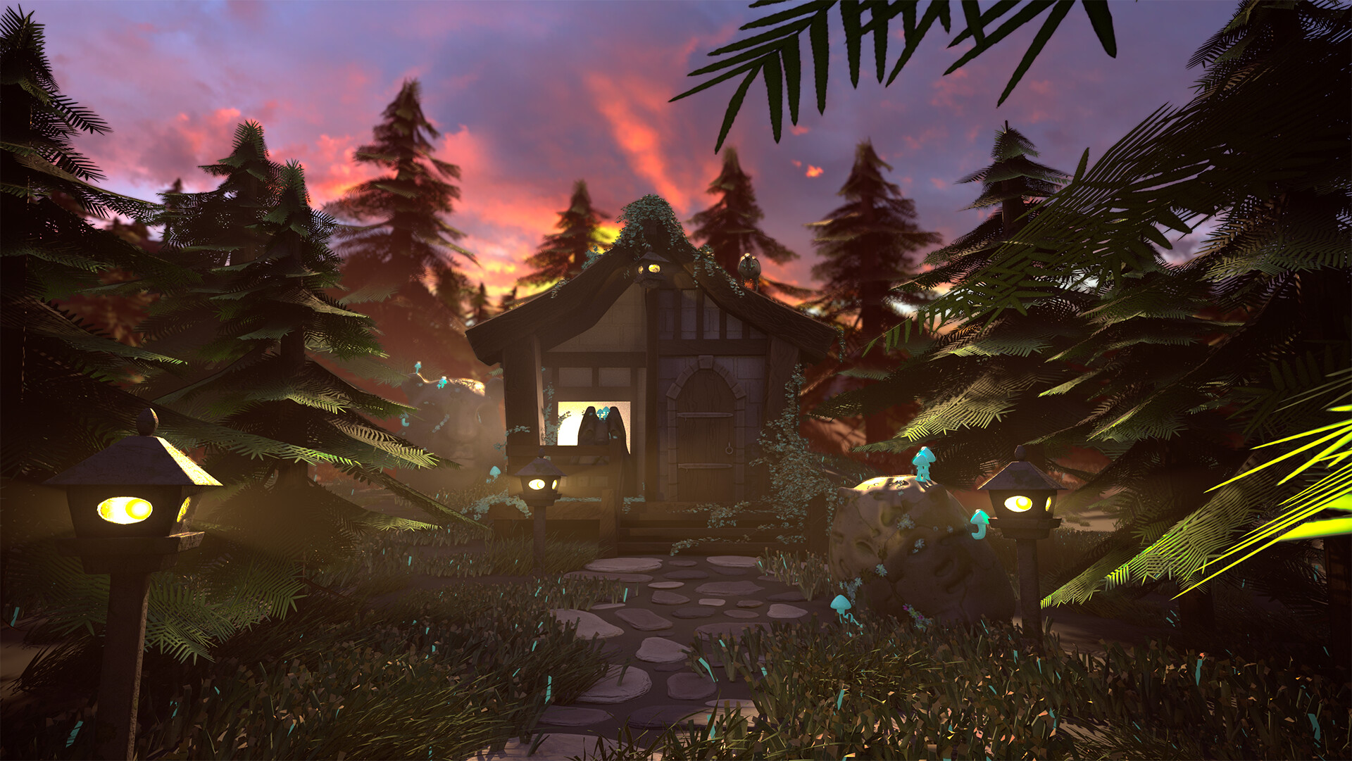 ArtStation - Mysterious Hut [Maya]
