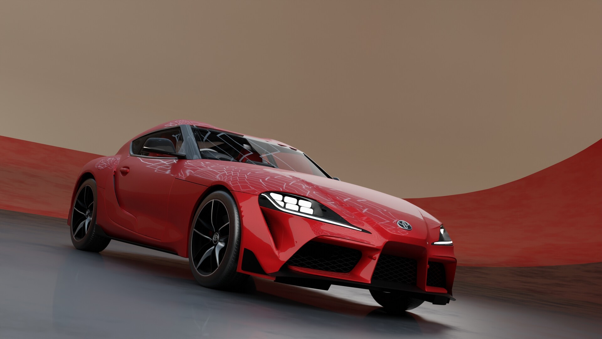 ArtStation - Toyota Supra MK5 Poster
