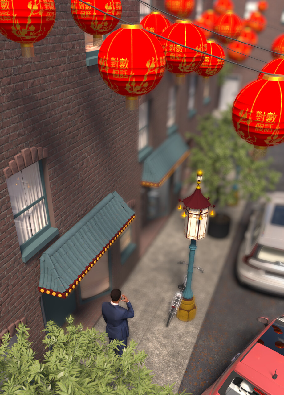ArtStation - China town Assignment