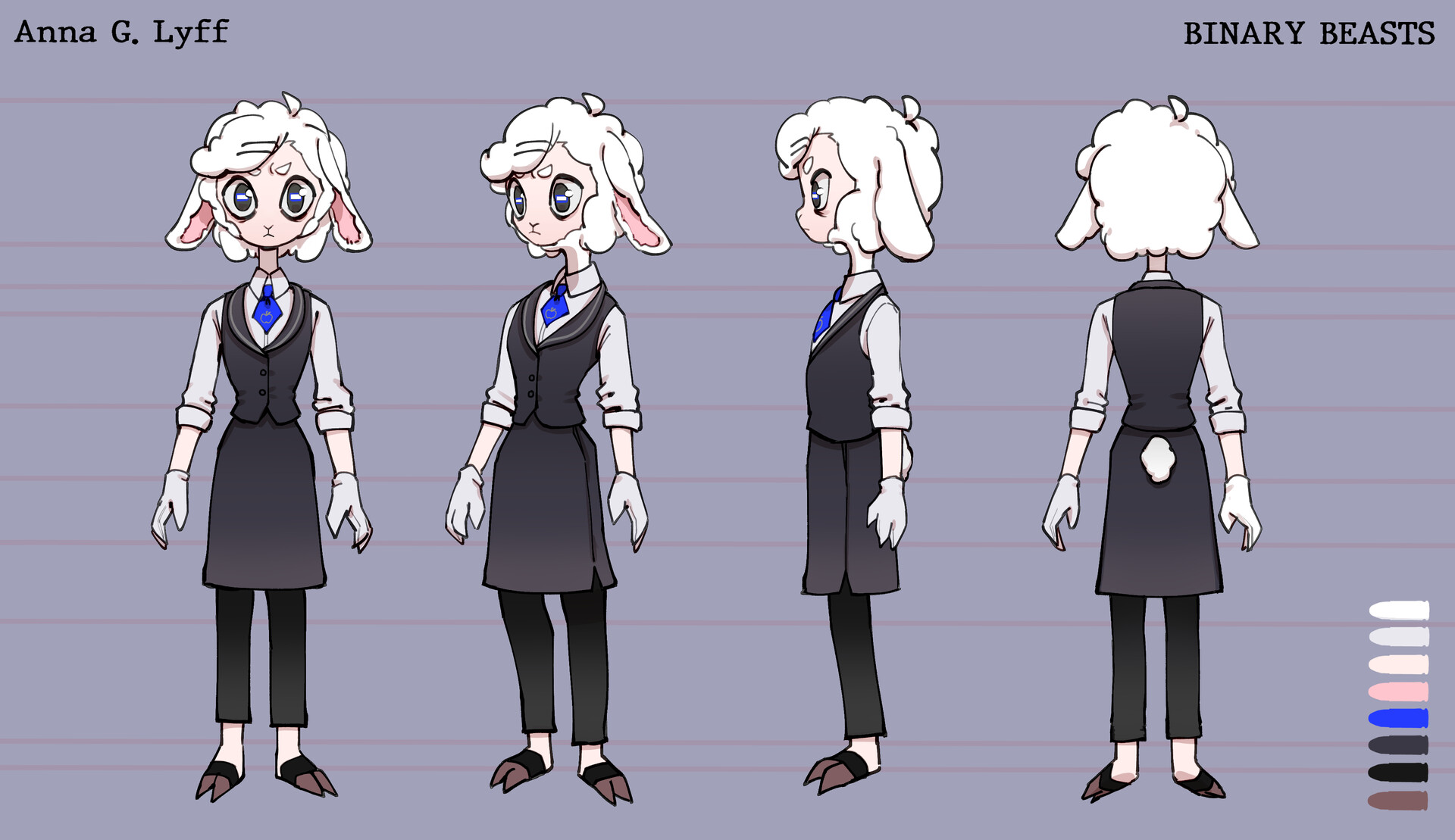 Ng Jing Wen - Binary Beasts (Character Design)