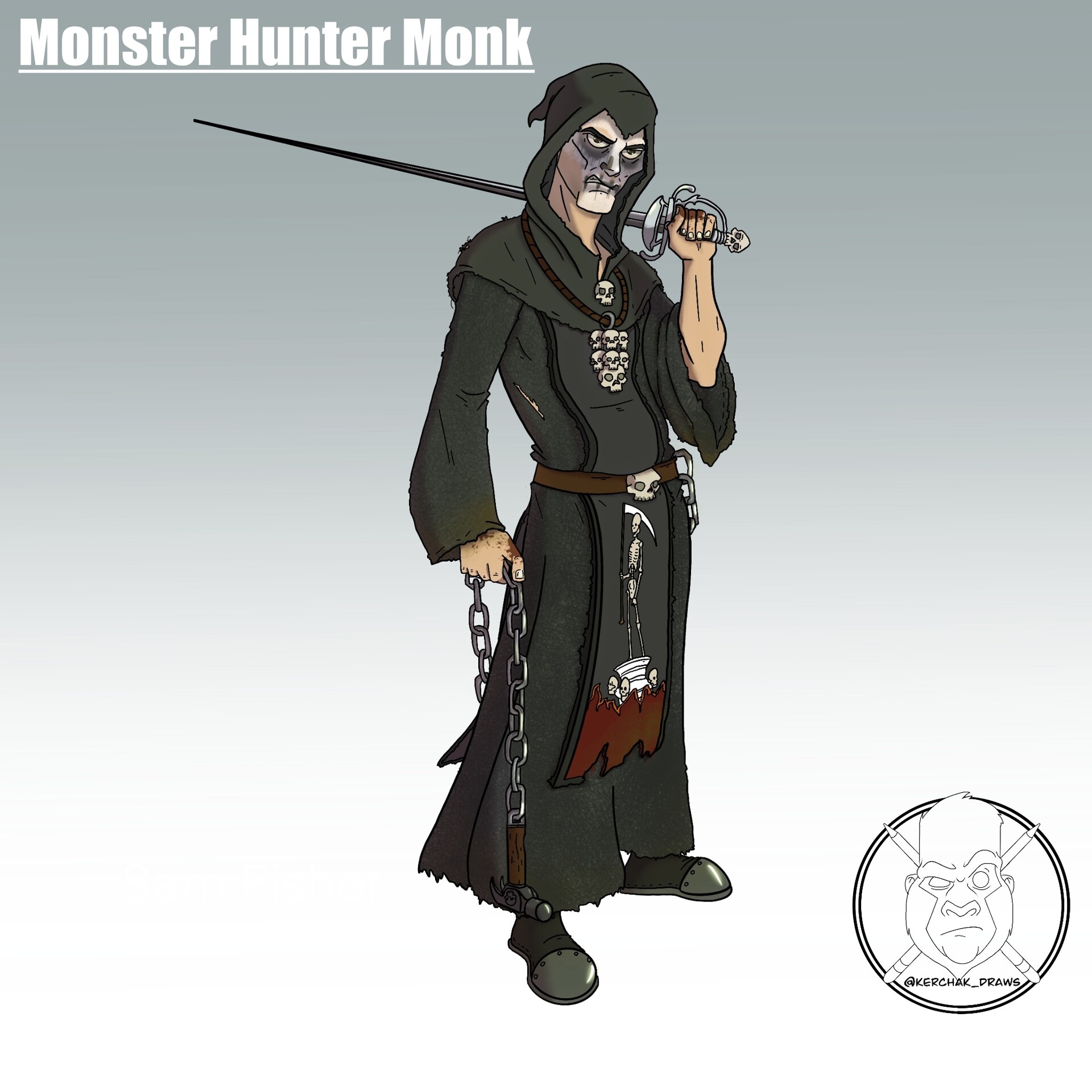 ArtStation - Warrior Monk