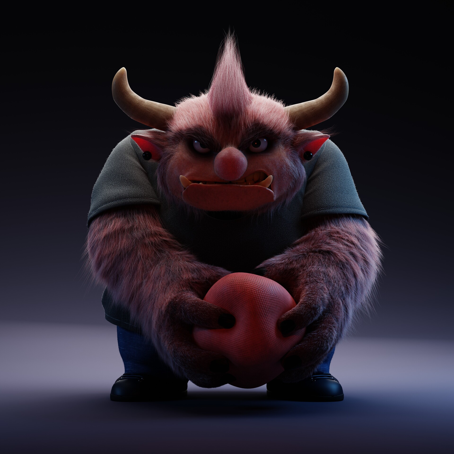 Eduardo Baldocchi Pontin - Scream from Grimwood School for Monsters 3D WIP