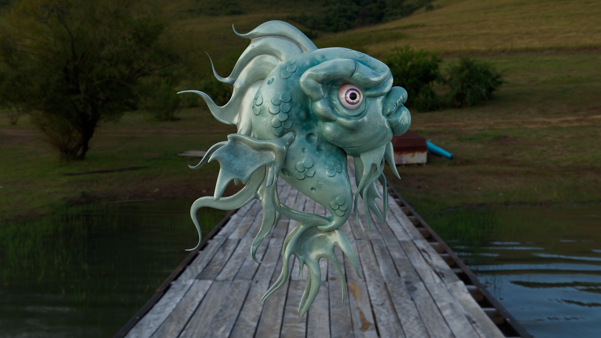 ArtStation - Rare Fish 'blup'